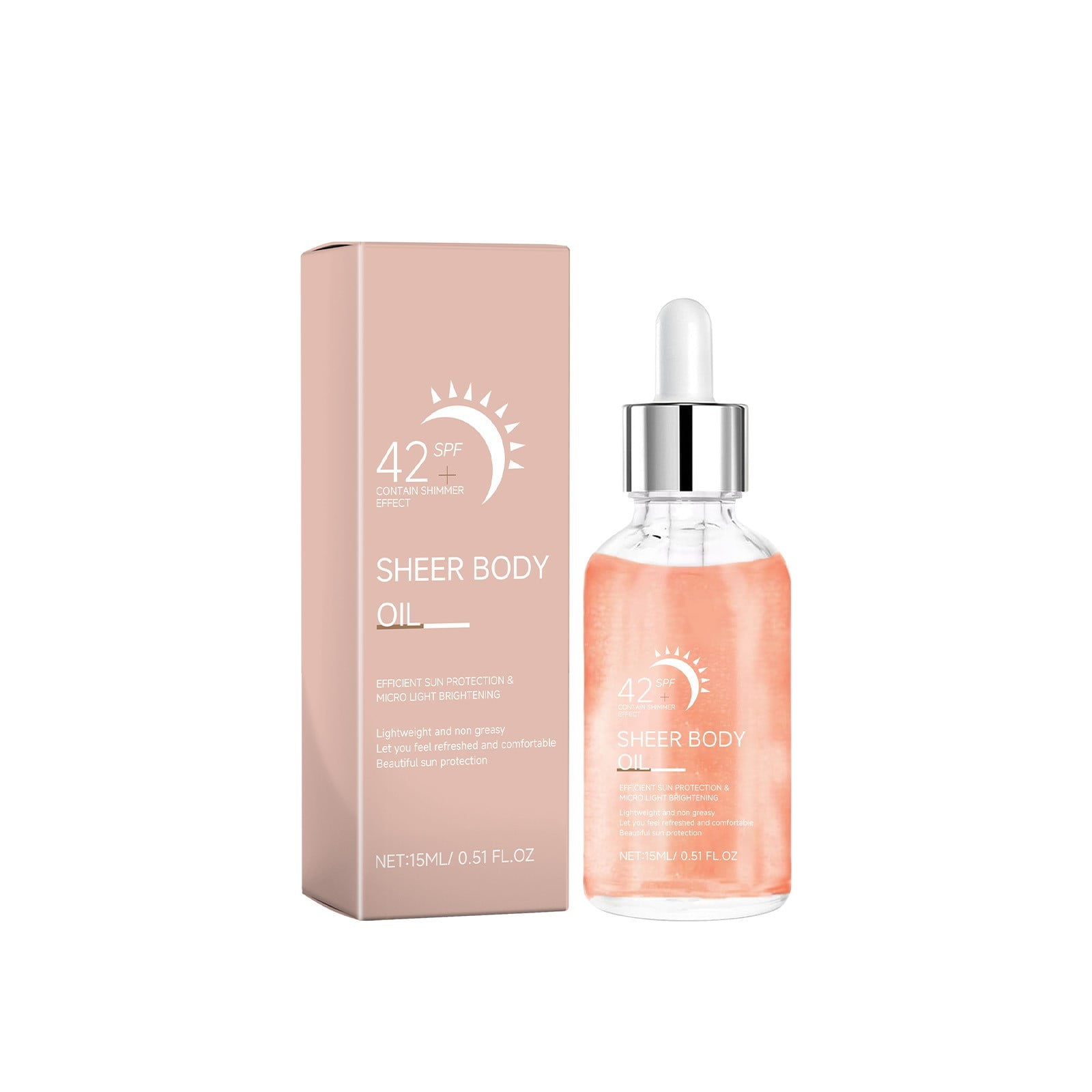 Sheer Body Mist Sunscreen SPF 42, Infused with Shimmering Body Oil ...