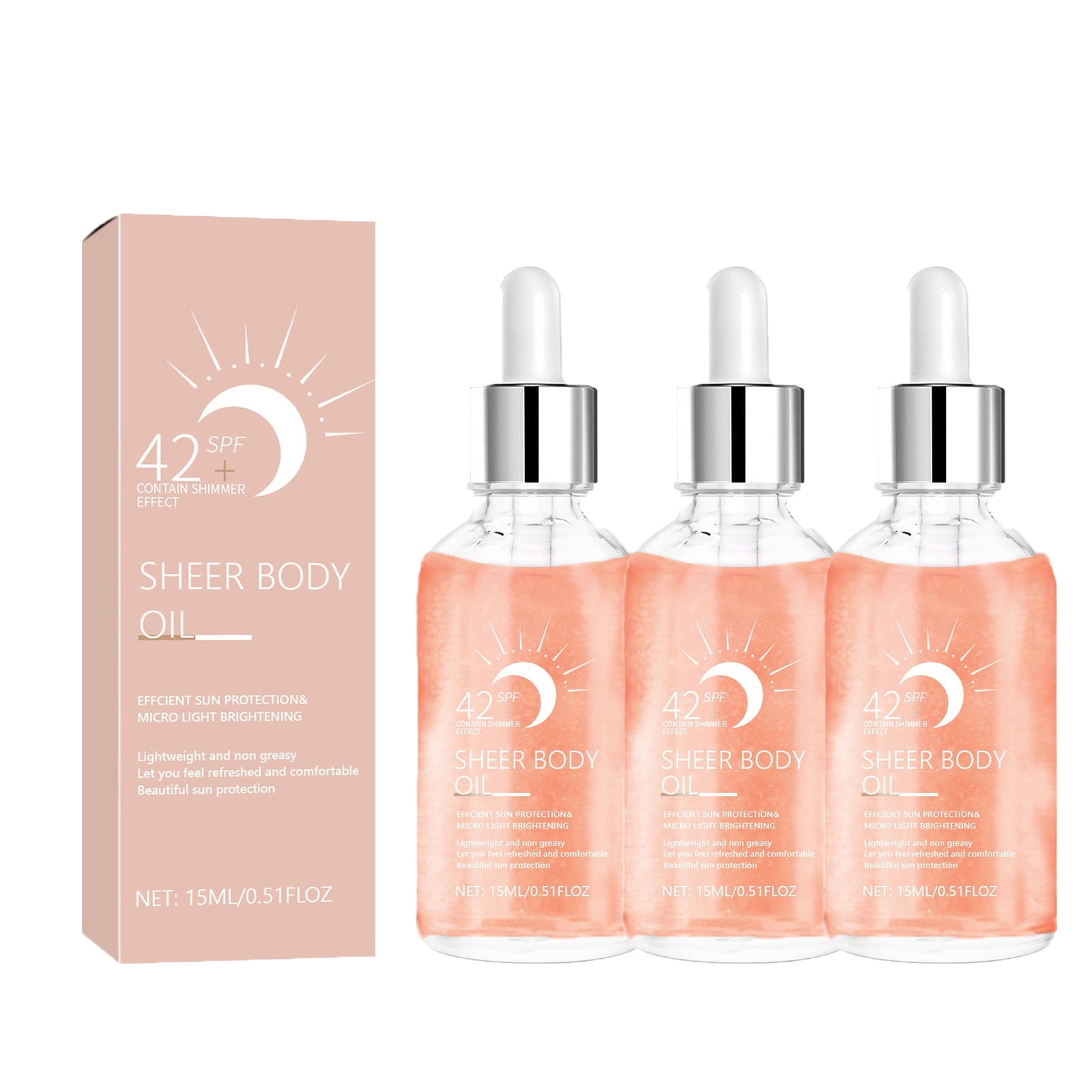 Sheer Body Mist Sunscreen SPF 42, Infused with Shimmering Body Oil ...