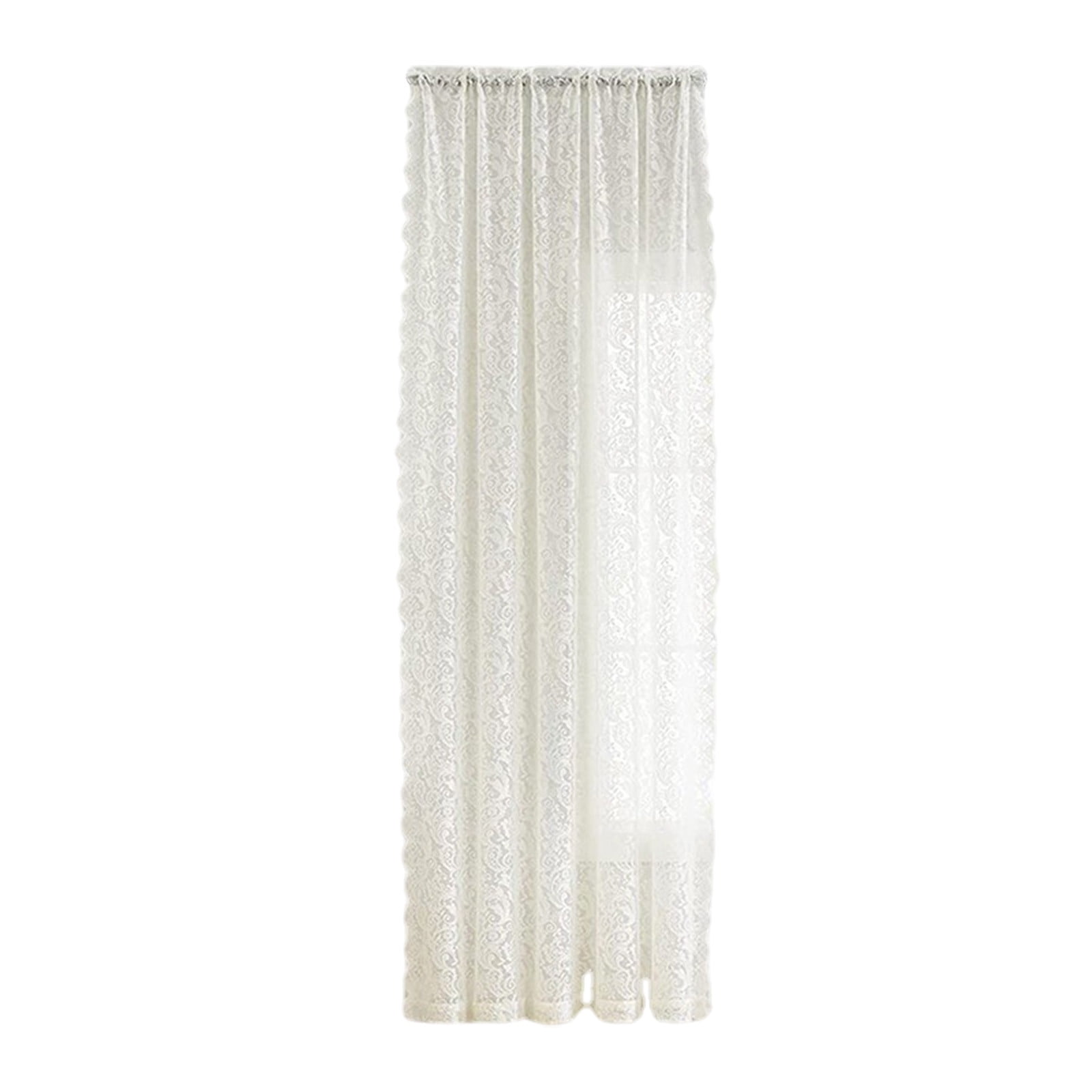 Sheer Curtains , Long Transparent Voile Sheer White Curtains Gauze ...