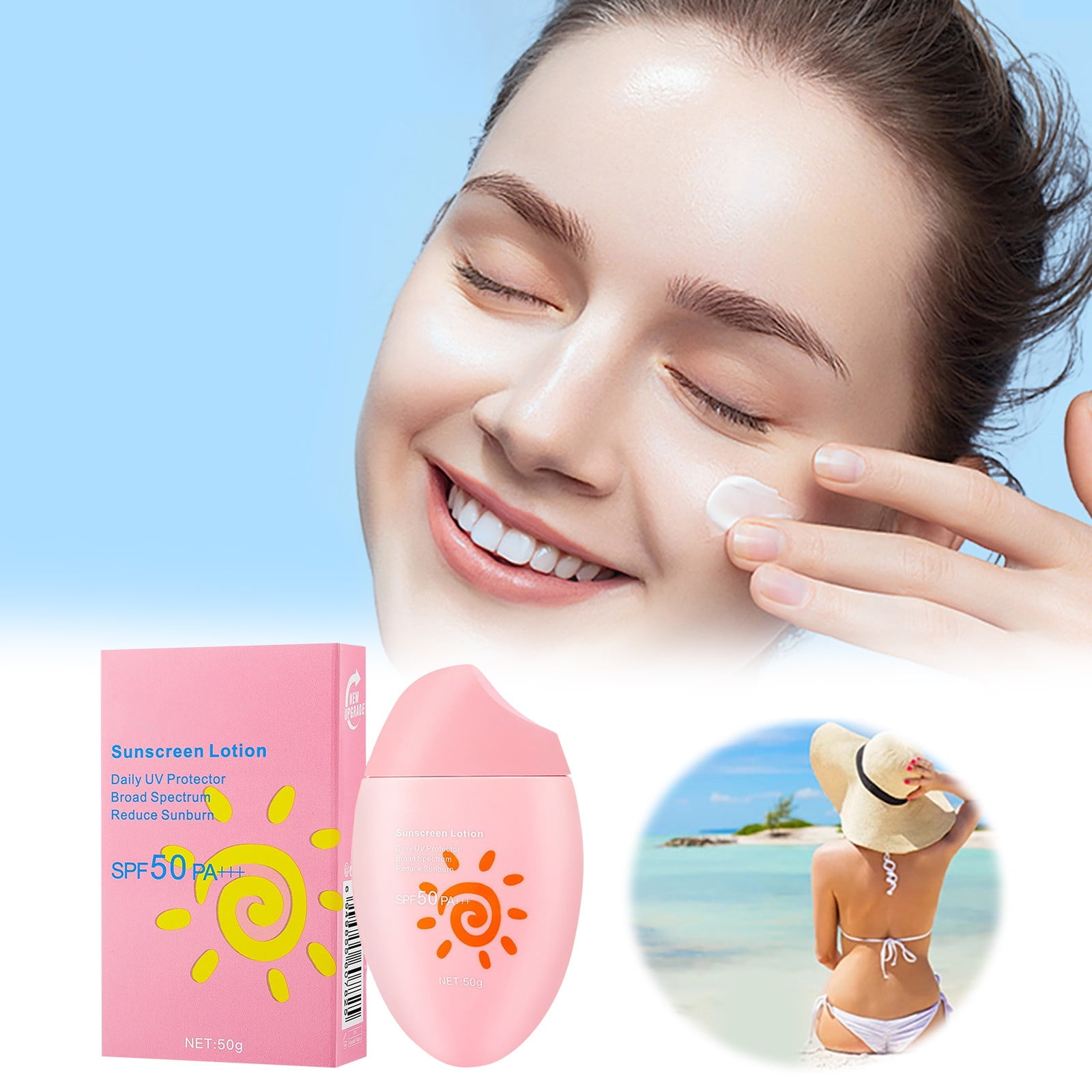 Sheer Dry Non Greasy Sunscreen Lotion Broad 50+ 50g Sheer Cover ...