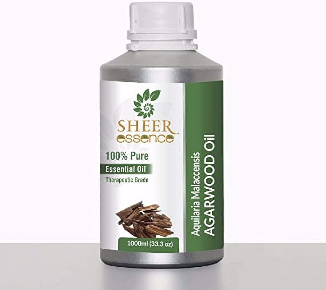 Sheer Essence Agarwood (OUD) Essential Oil 250 ML (8.45 fl. oz) 100% ...