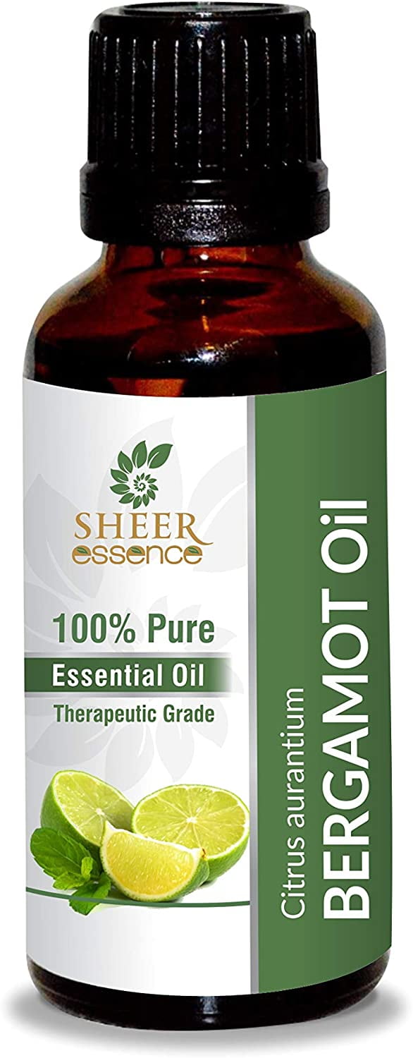 Sheer Essence Bergamot Essential Oil 1000 ML (33.8 fl. oz) 100% Pure, Natural, Therapeutic Grade ...
