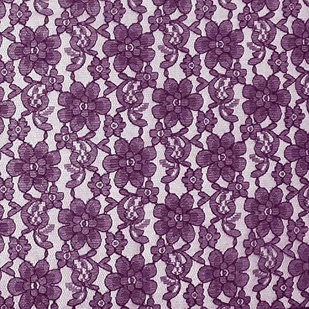 Sheer Floral Lace Fabric By The Yard 58 Inch Wide/Light Weight Fabric ...