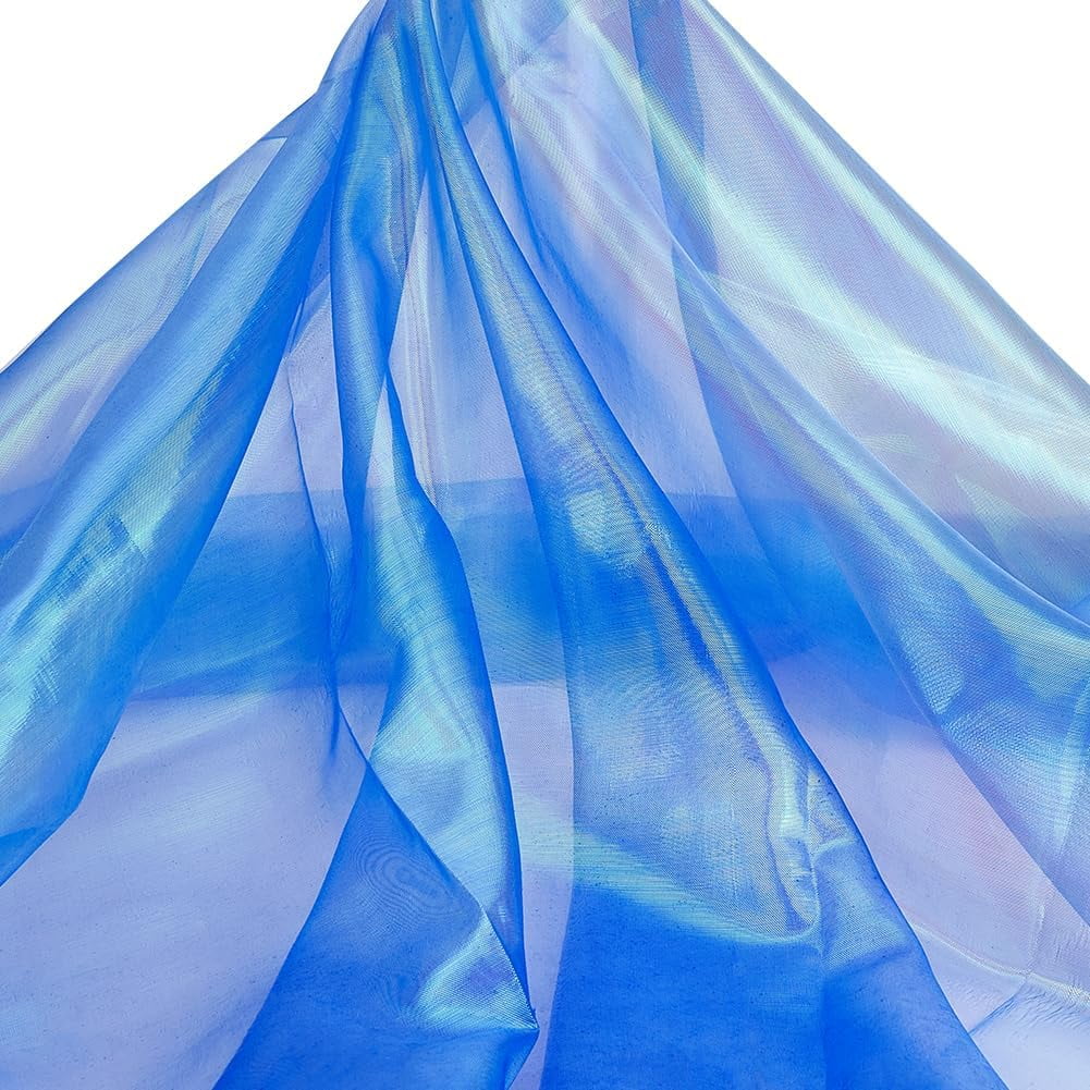 Sheer Iridescent Organza Fabric 59 Inch Wide 11 Yards Precut Silky ...