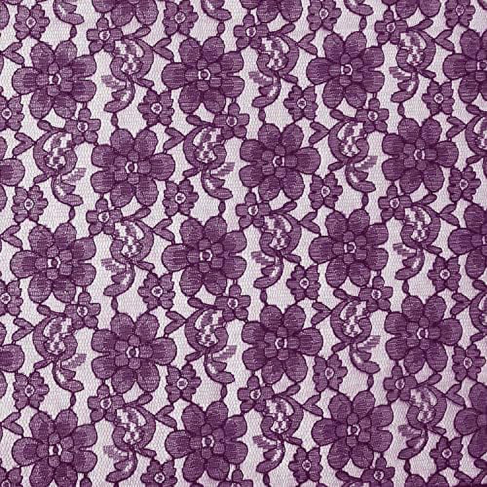 Sheer Floral Lace Fabric By The Yard 58 Inch Wide Light Weight Fabric