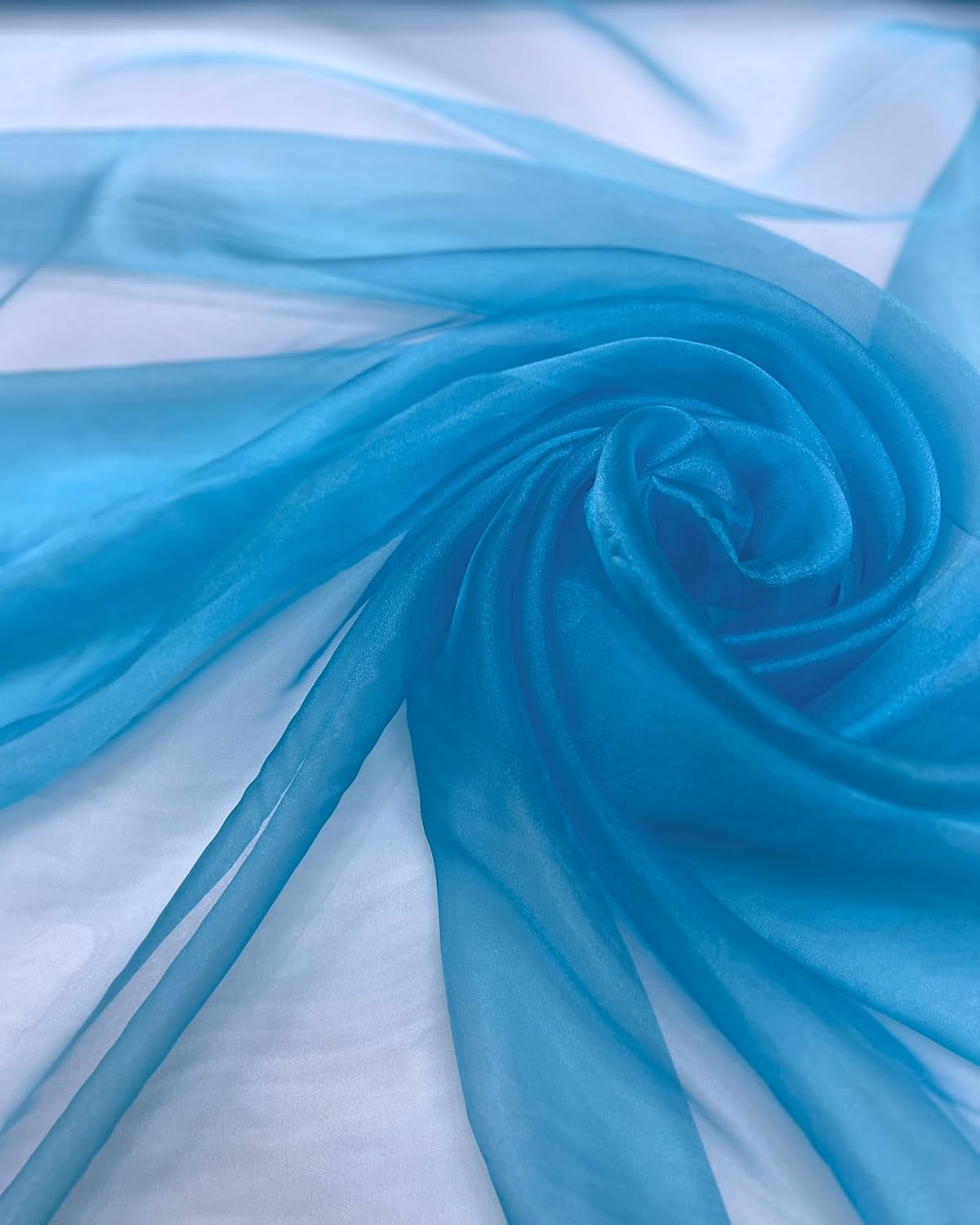 Sheer Organza Fabric by the Yard for Sewing Fashion Wedding Dress DIY ...