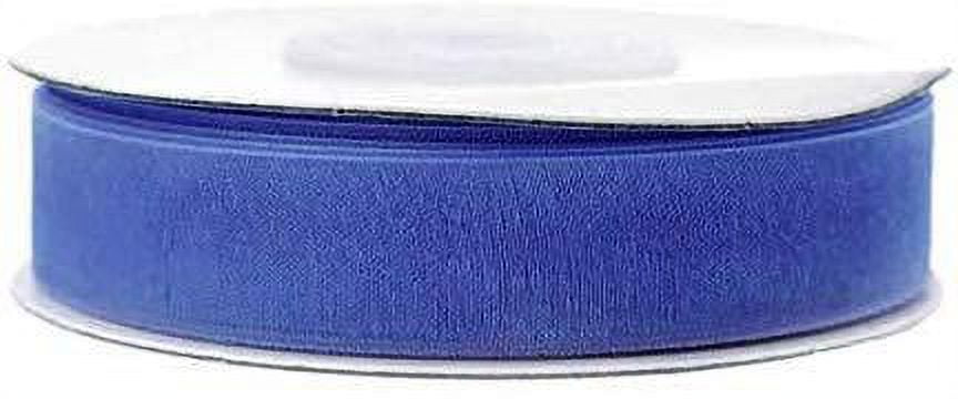 Sheer Organza Ribbon, 5/8-inch, 25-yard, Royal Blue - Walmart.com