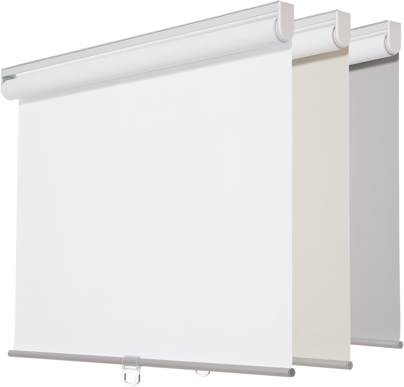 Sheer Shades Cordless Window Blinds 100% Blackout Roller Shades UV Protection Window Shades for ...