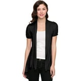 Sheer Short Sleeve Cardigan Cover-up - Walmart.com