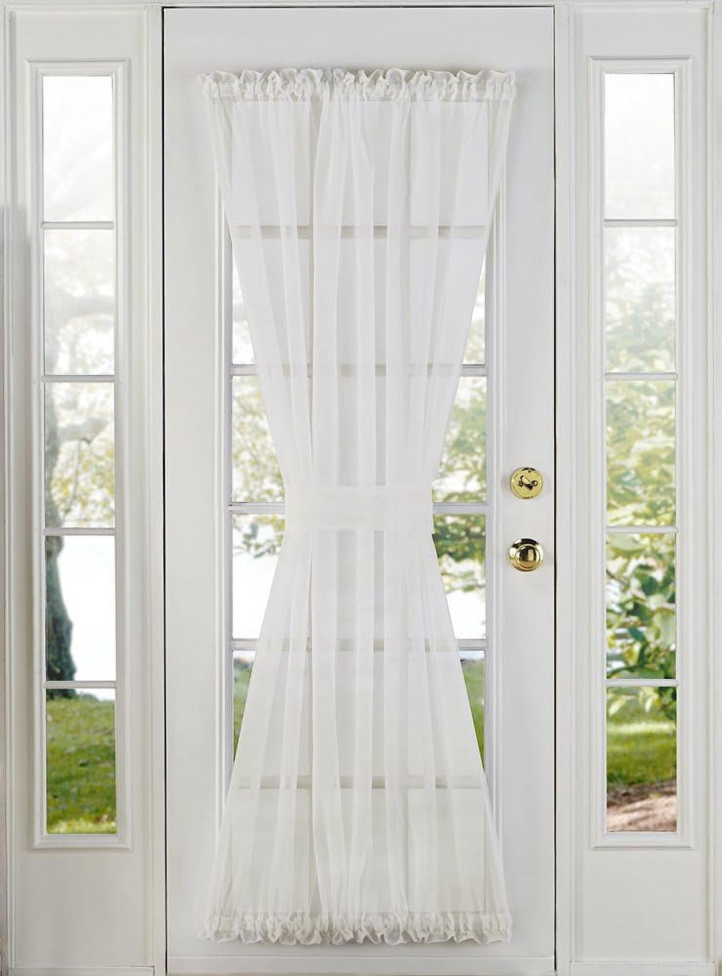 Sheer Voile Door Panel, 60" x 72", Beige - Walmart.com