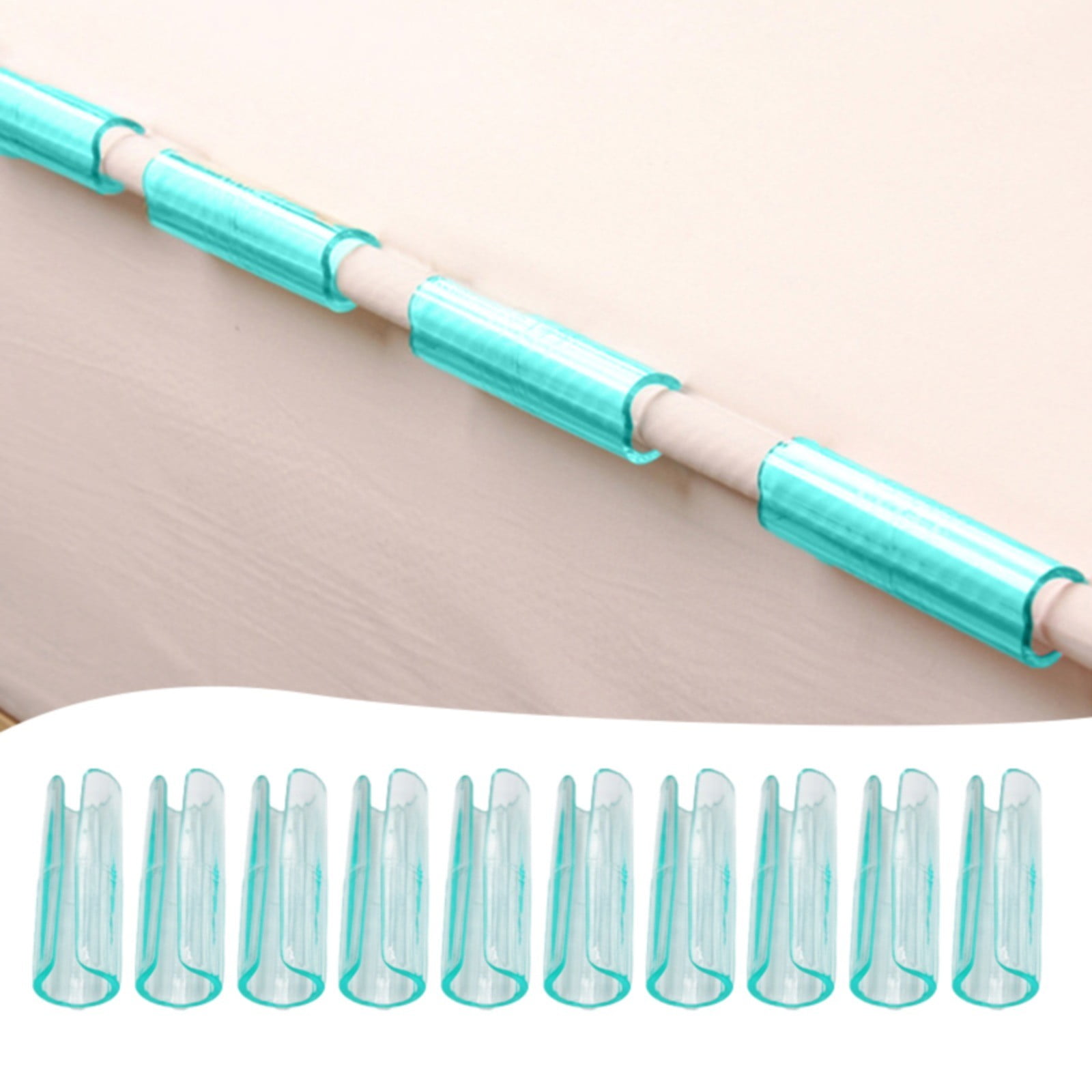 Sheet Clip Transparent Light Green, Bed Sheet Clips Plastic Sheet ...