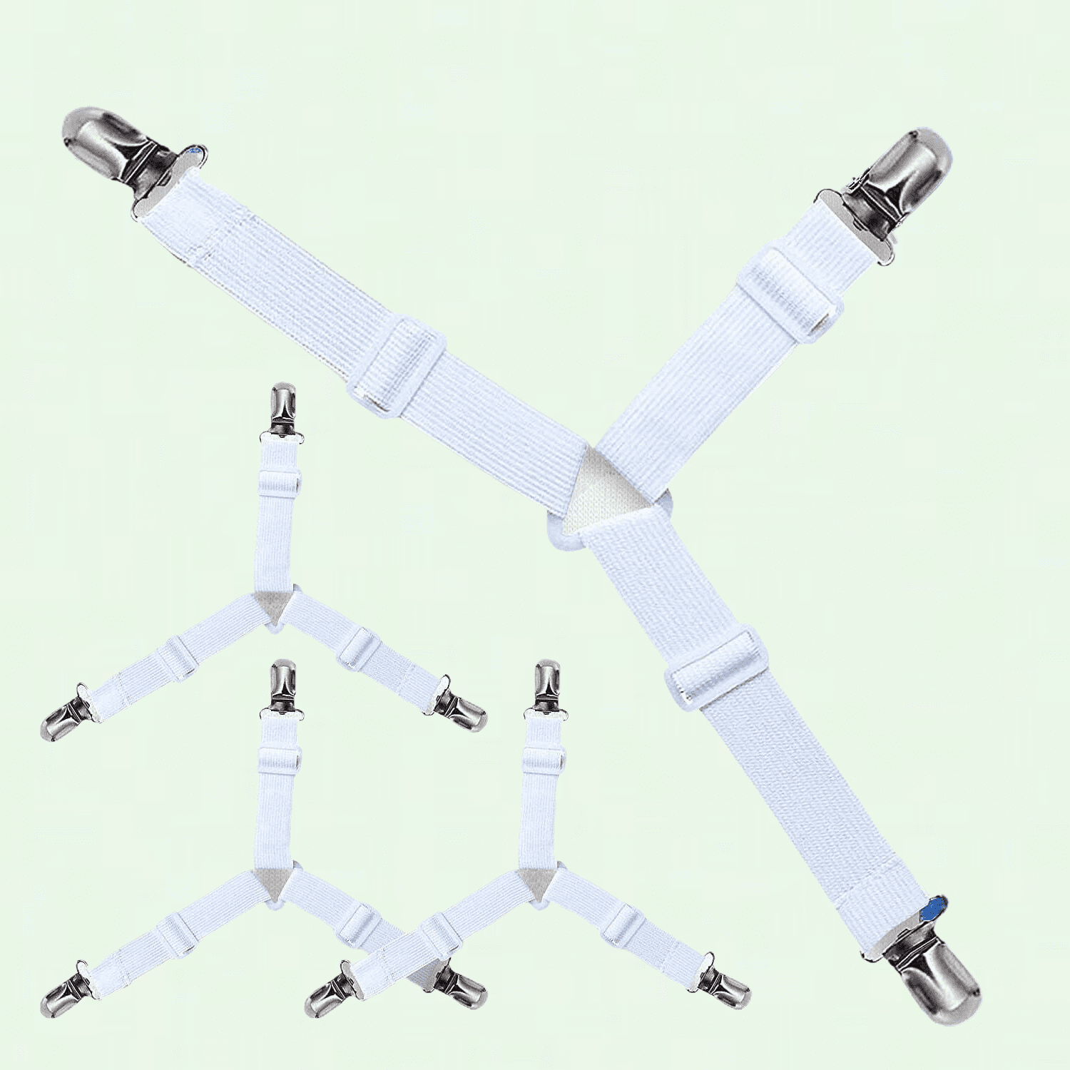 Sheet Clips for Bedding, Keep Sheets Firmly In Place - Adjustable ...