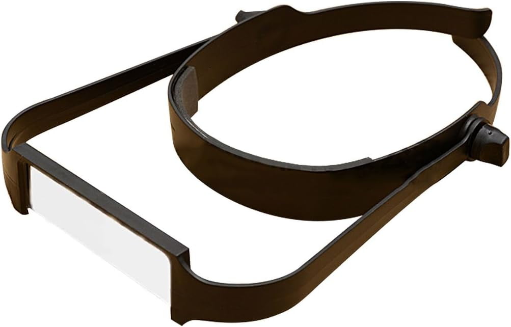 Sheet Hands-free Magnifier Magnifying Glass Headband Adjustable Bracket ...