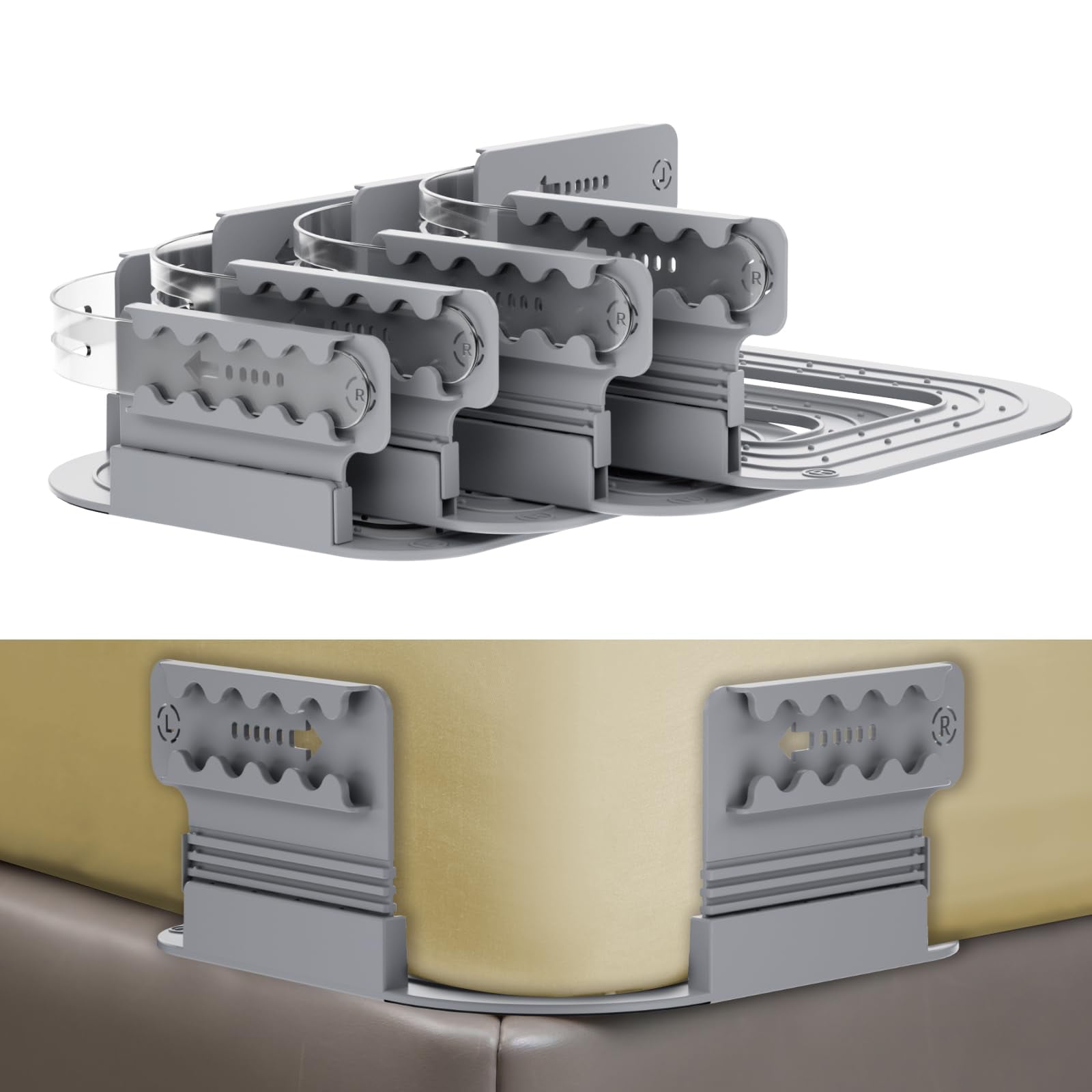 Sheet Holders Keep Sheets Firm & Tight GAWAVAWA Upgraded Sheet Straps ...