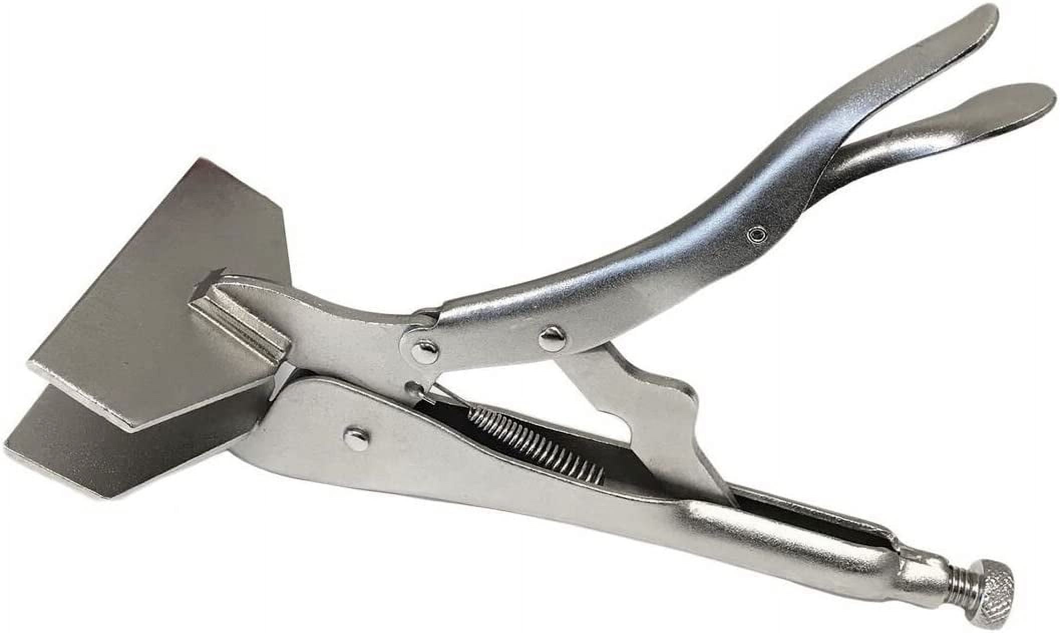 Sheet Metal Clamp, Extra Wide Billed Pliers, Premium -Plated Locking ...