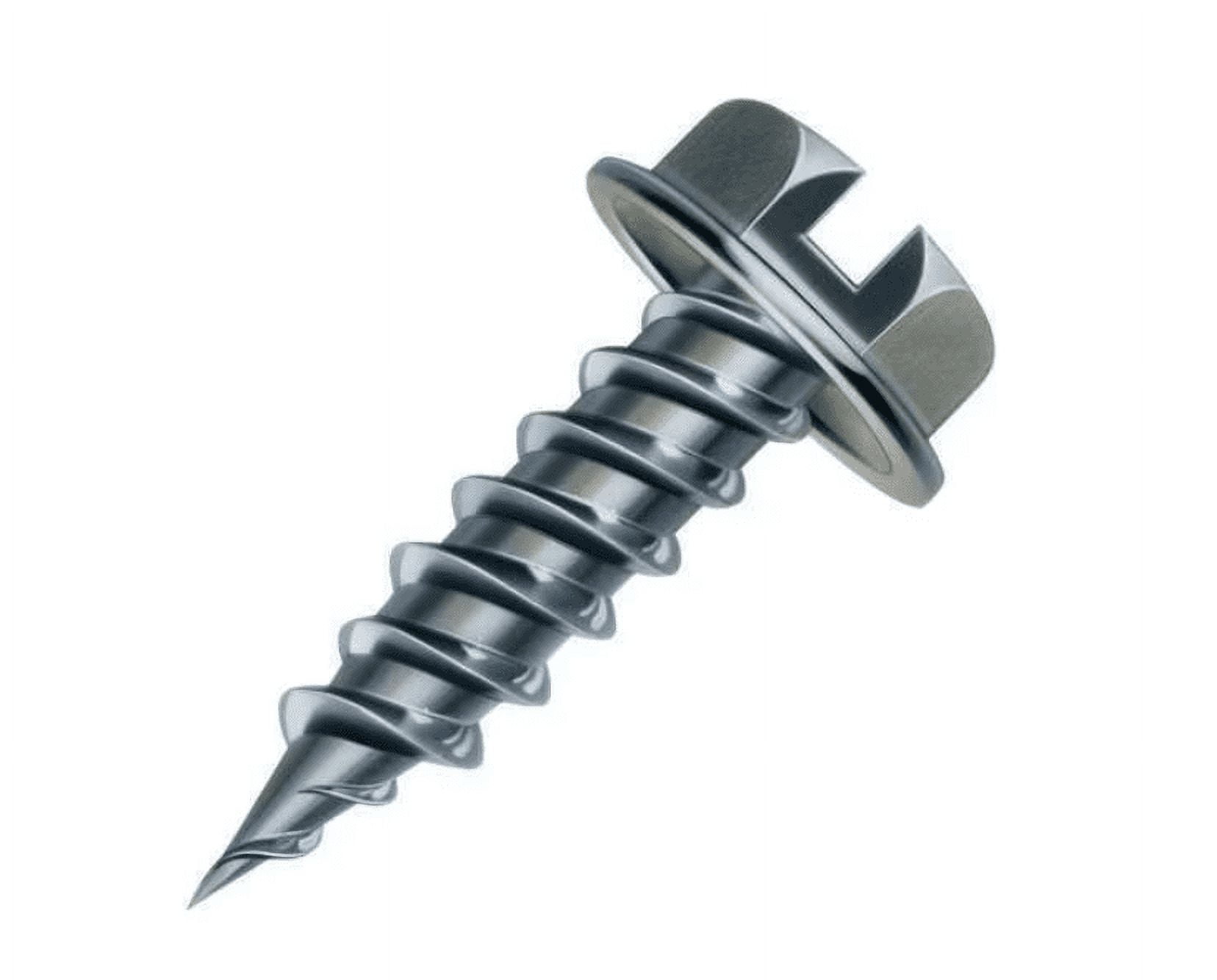 Malco Scrw Sz #8,1/4",Zinc,1"L,PK500 HW8X1ZT - Walmart.com