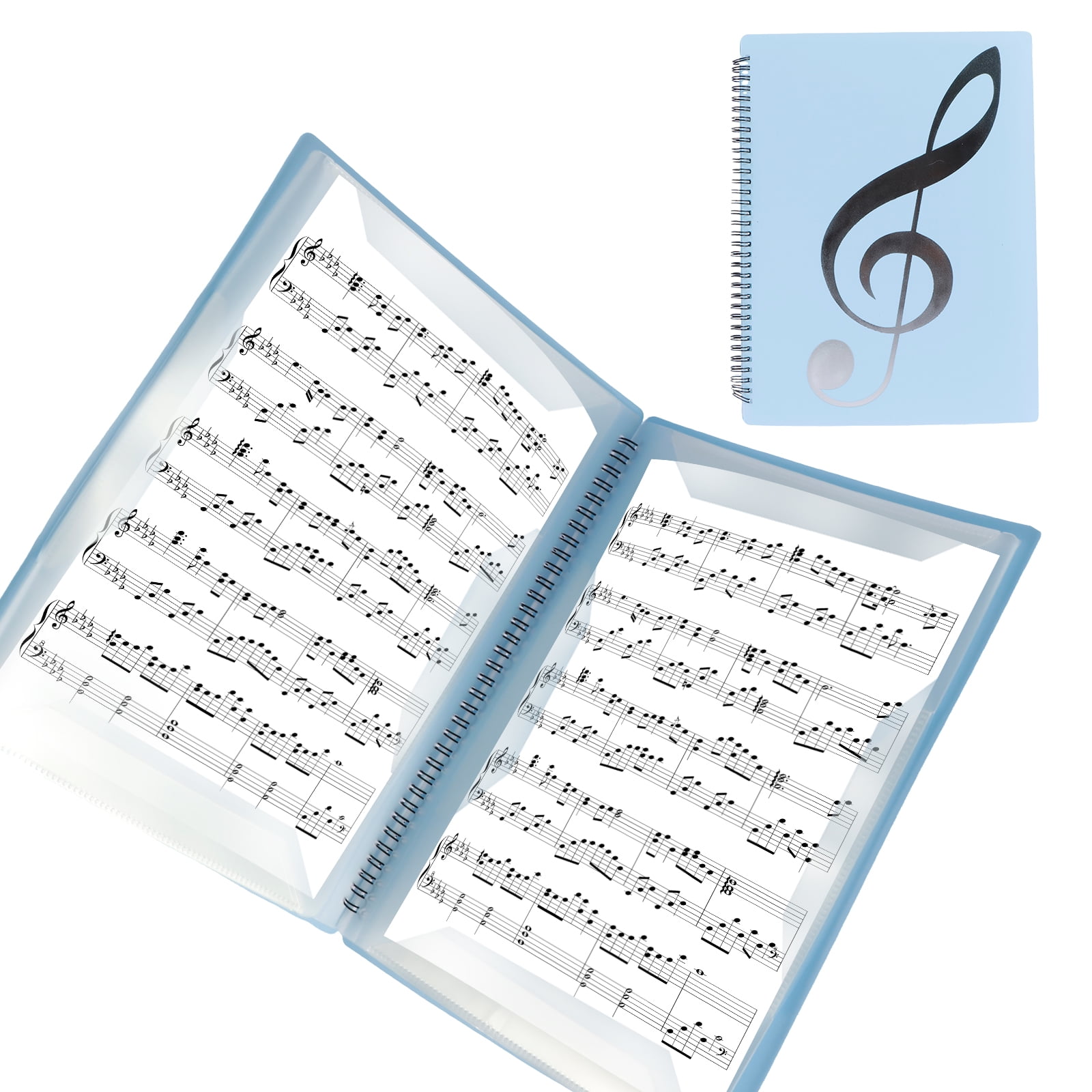 Sheet Music Folder 4 Pages Expand Piano Sheet Music Binder Elegant ...