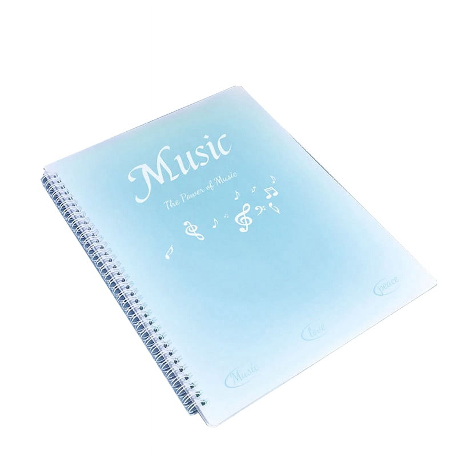 Sheet Music Folder, 40 Pages, Sheet Music/Holder,Fits Letter Size A4 ...