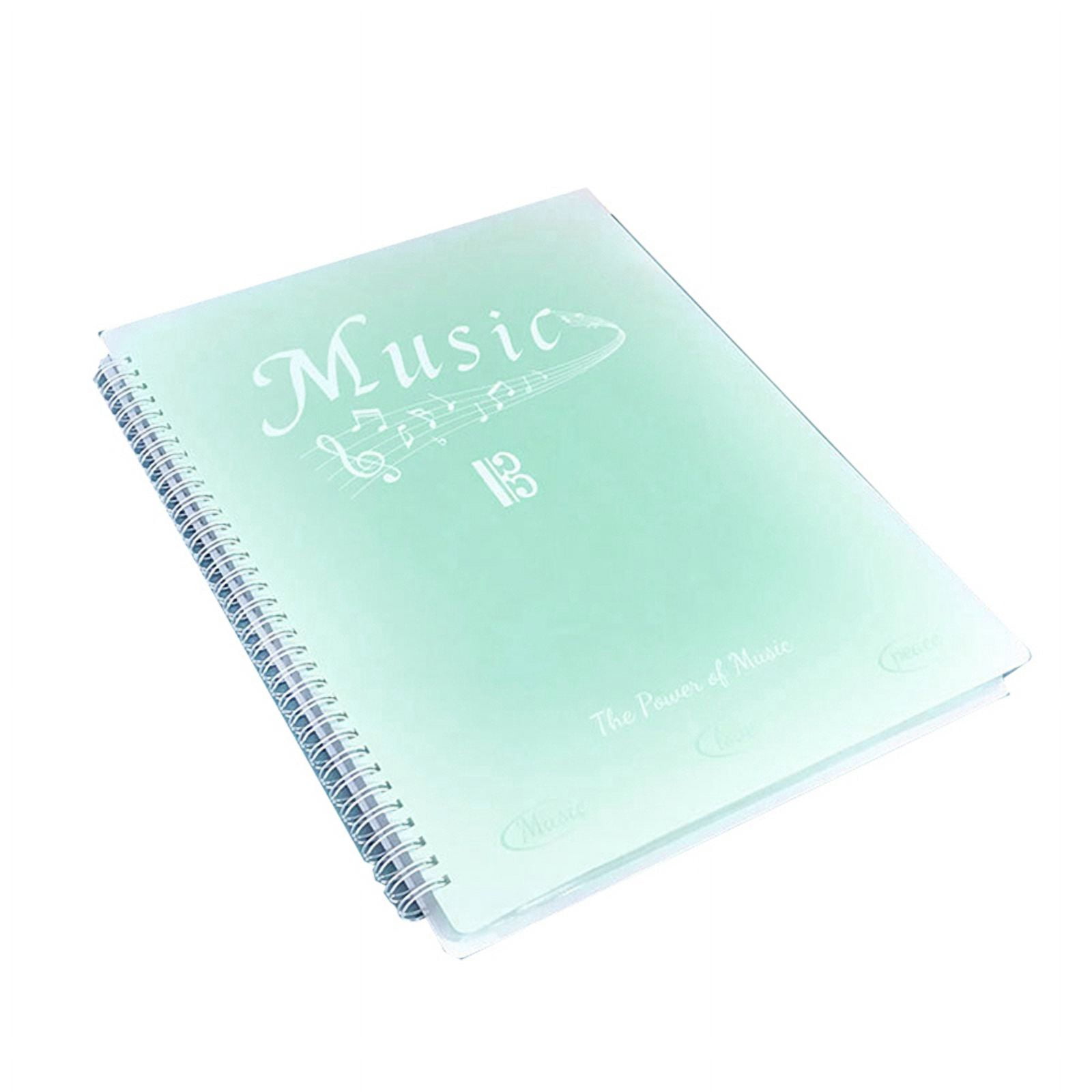 Sheet Music Folder, 40 Pages, Sheet Music/Holder,Fits Letter Size A4 ...