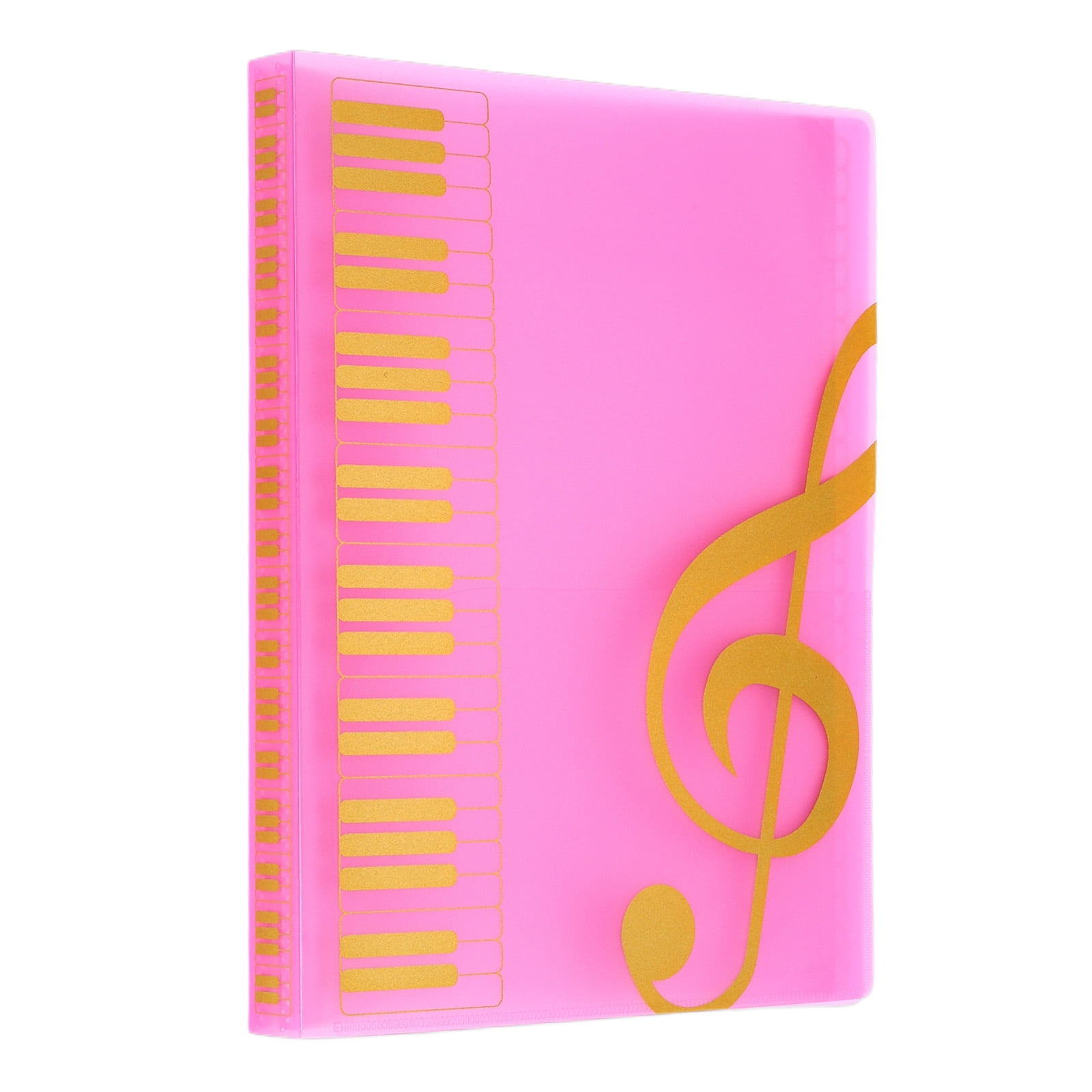 Sheet Music Folder 40 Sleeves Display 80 Pages(Rose Red) - Walmart.com