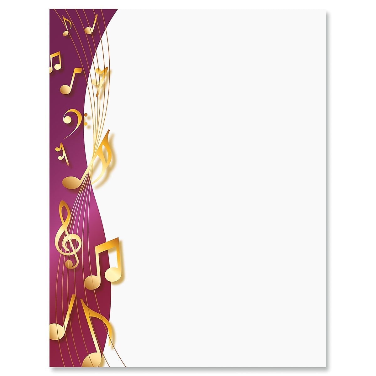 Current Sheet Music Holiday Letter Papers-25 Sheets Christmas Concert ...