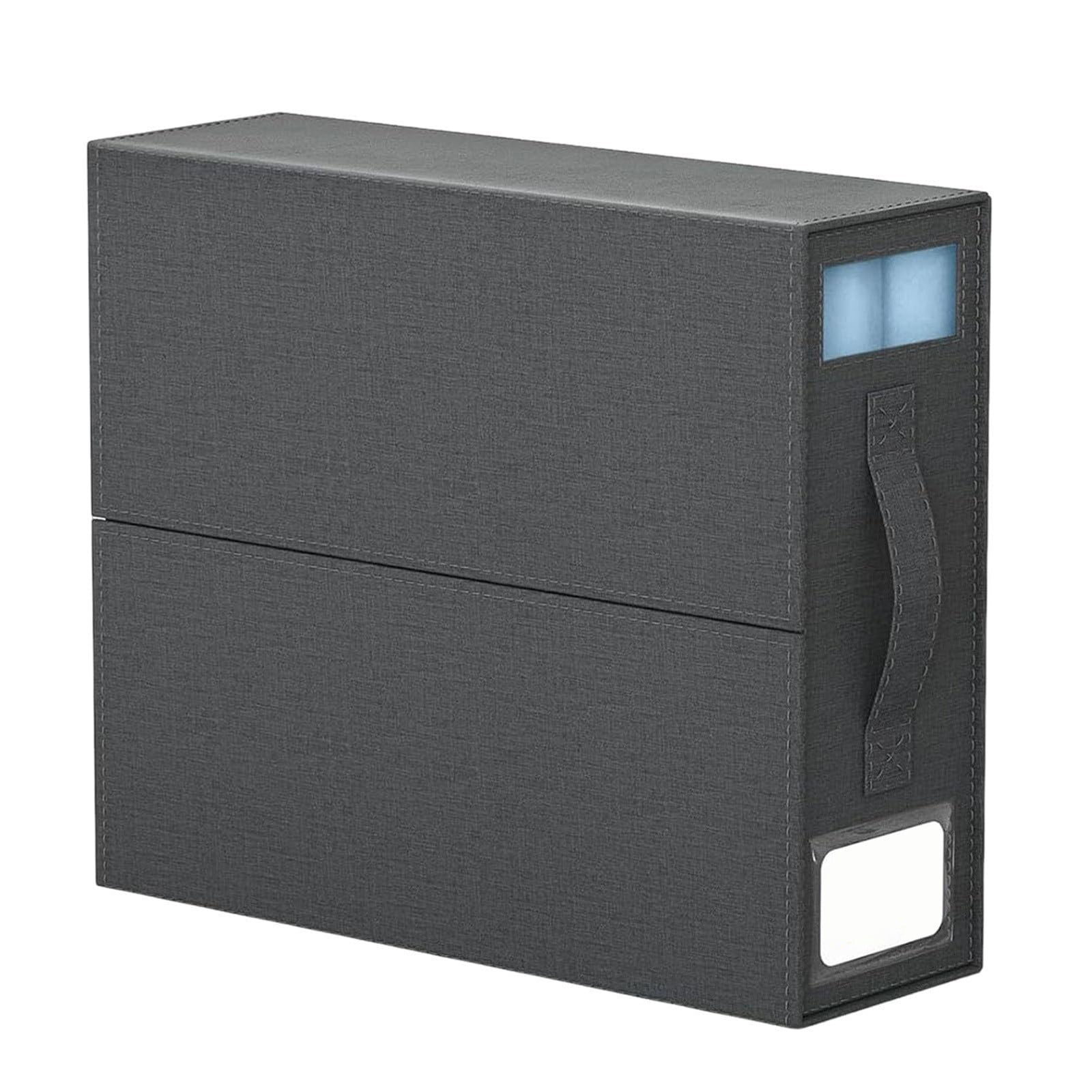 Sheet Organizer for Linen Closet, Foldable Fabric Storage Box with Lid ...