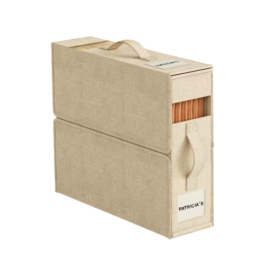Sheet Organizers for Linen Closet - King/Queen Size Bedding Storage ...