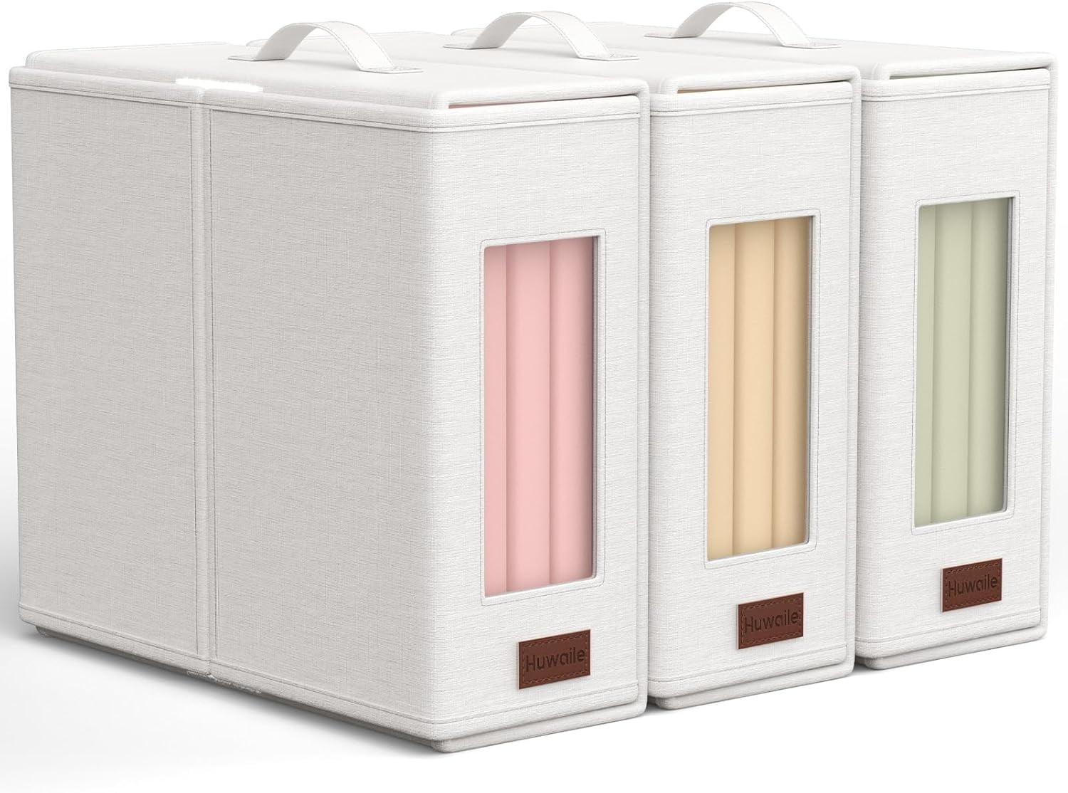 Sheet Organizers and Storage - 3 Pack Bed Sheet Organizers for All ...