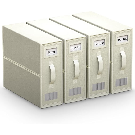 Sheet Organizers and Storage - 4 Pack Bed Sheet Organizer for & Size ...