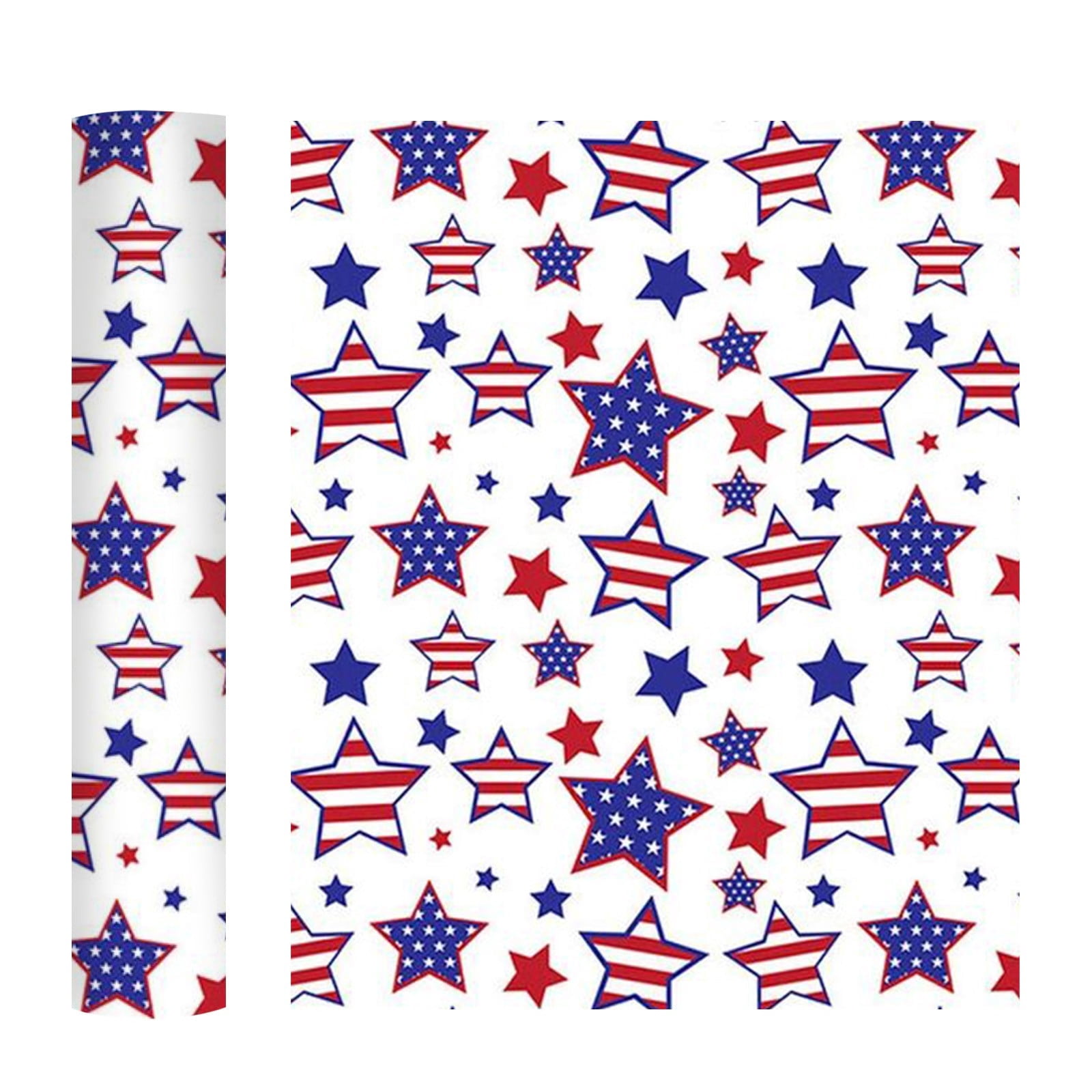 Sheet Patriotic Heat Transfer Vinyl Stickers 4th of July Iron on Vinyl ...