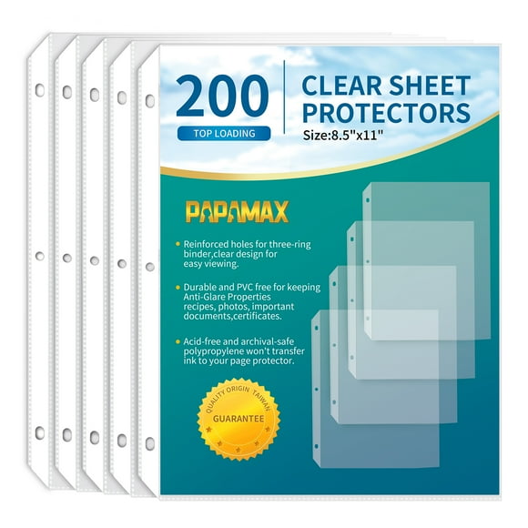 Plastic 3 Ring Binder Sleeves