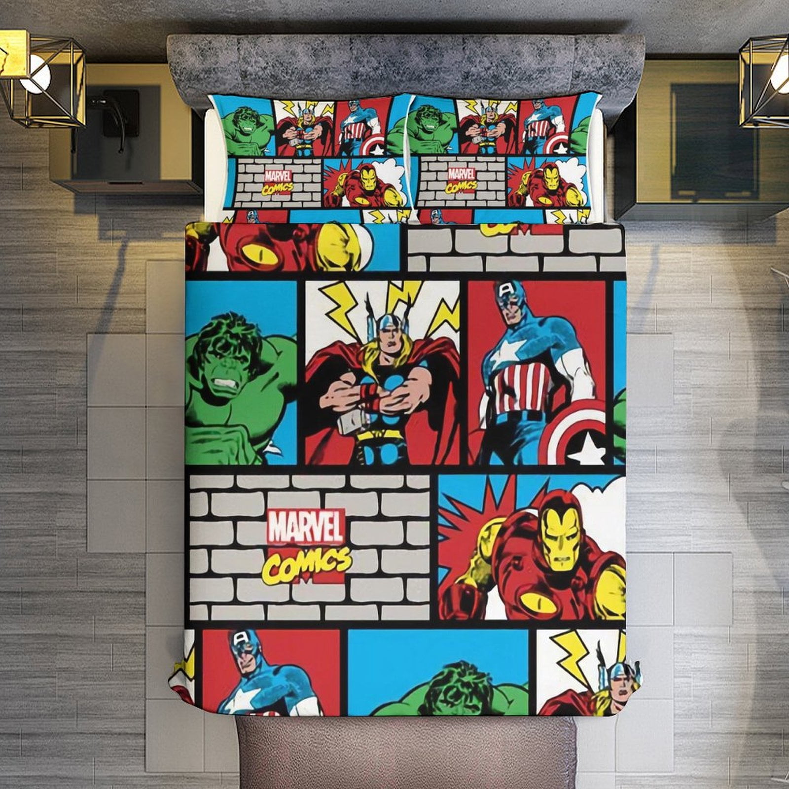 Sheet Queen Size,Cartoon Spider-Man Bed Sheets for Kids Boys Girls ...