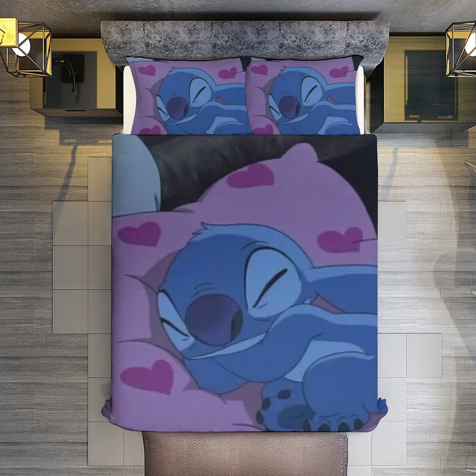 Sheet Queen Size,Lilo & Stich Bed Sheets for Kids Boys Girls,Bedding ...