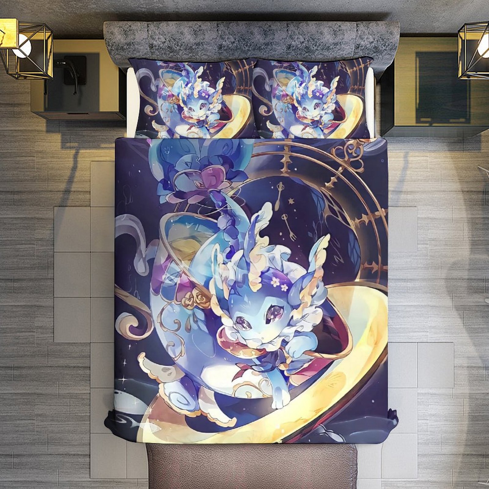Sheet Queen Size,Pokémon-Pikachu Vaporeon Bed Sheets for Kids Boys ...