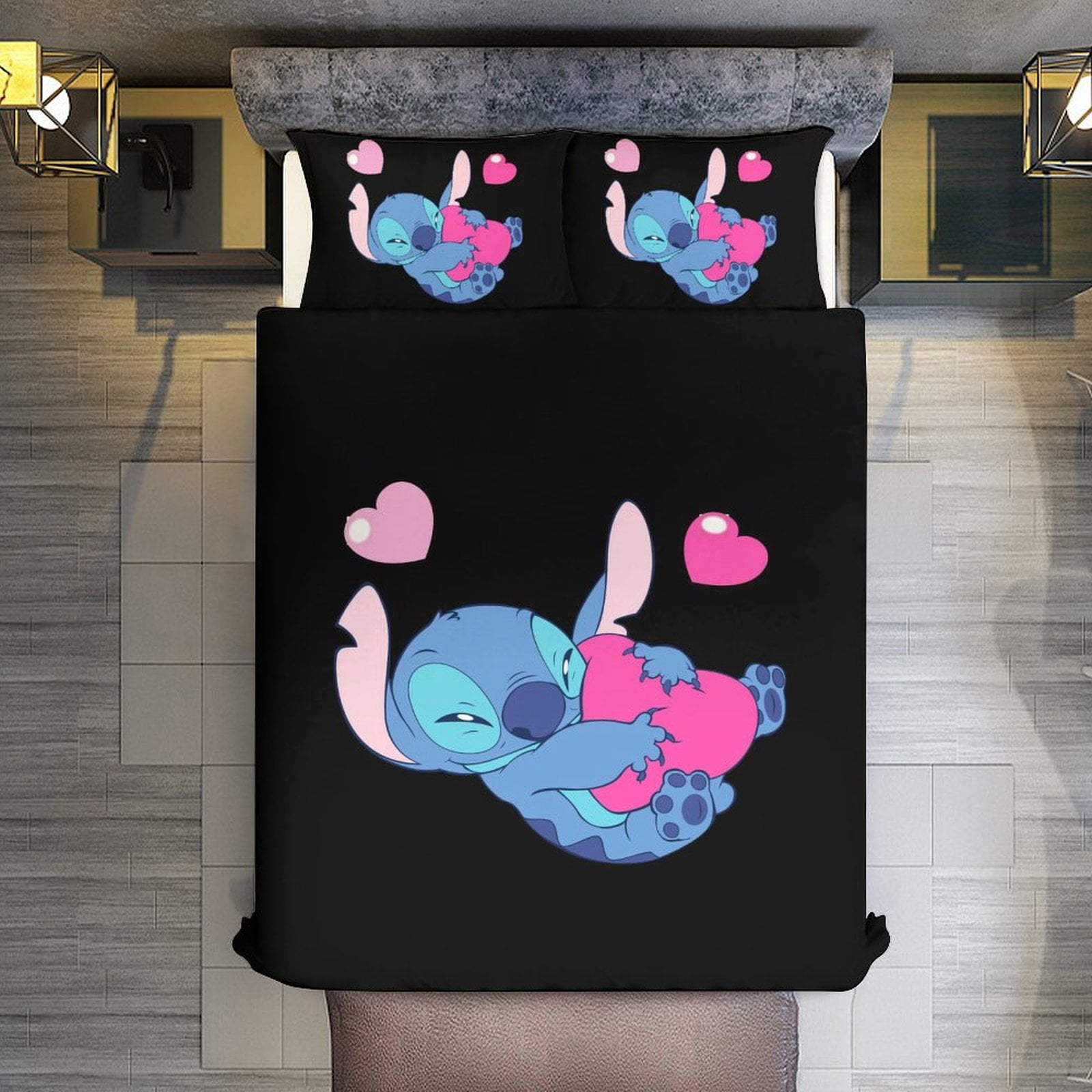 Sheet Queen Size,Stich Bed Sheets for Kids Boys Girls,Bedding Set,3 ...