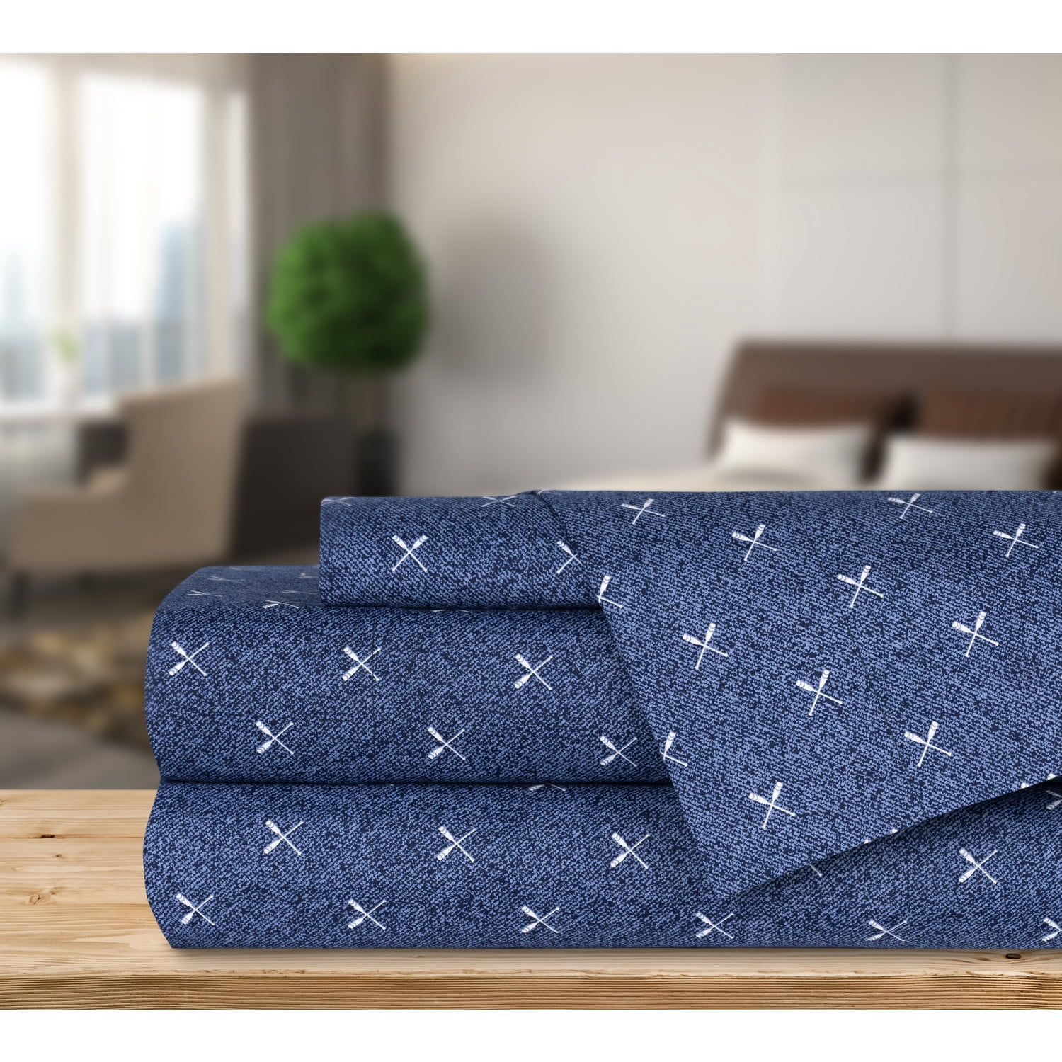 Sheet Set 3PC T Paddles Rustic Cottage - Walmart.com