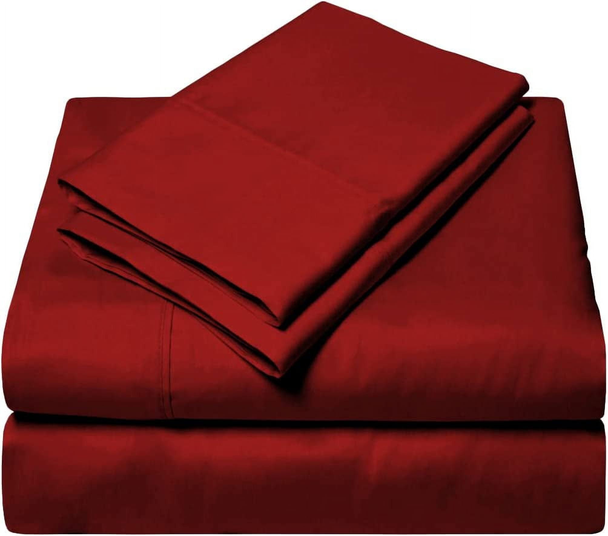 Sheet Set - 4 Piece 100% Egyptian Cotton, Luxury Soft and 600TC, Deep ...