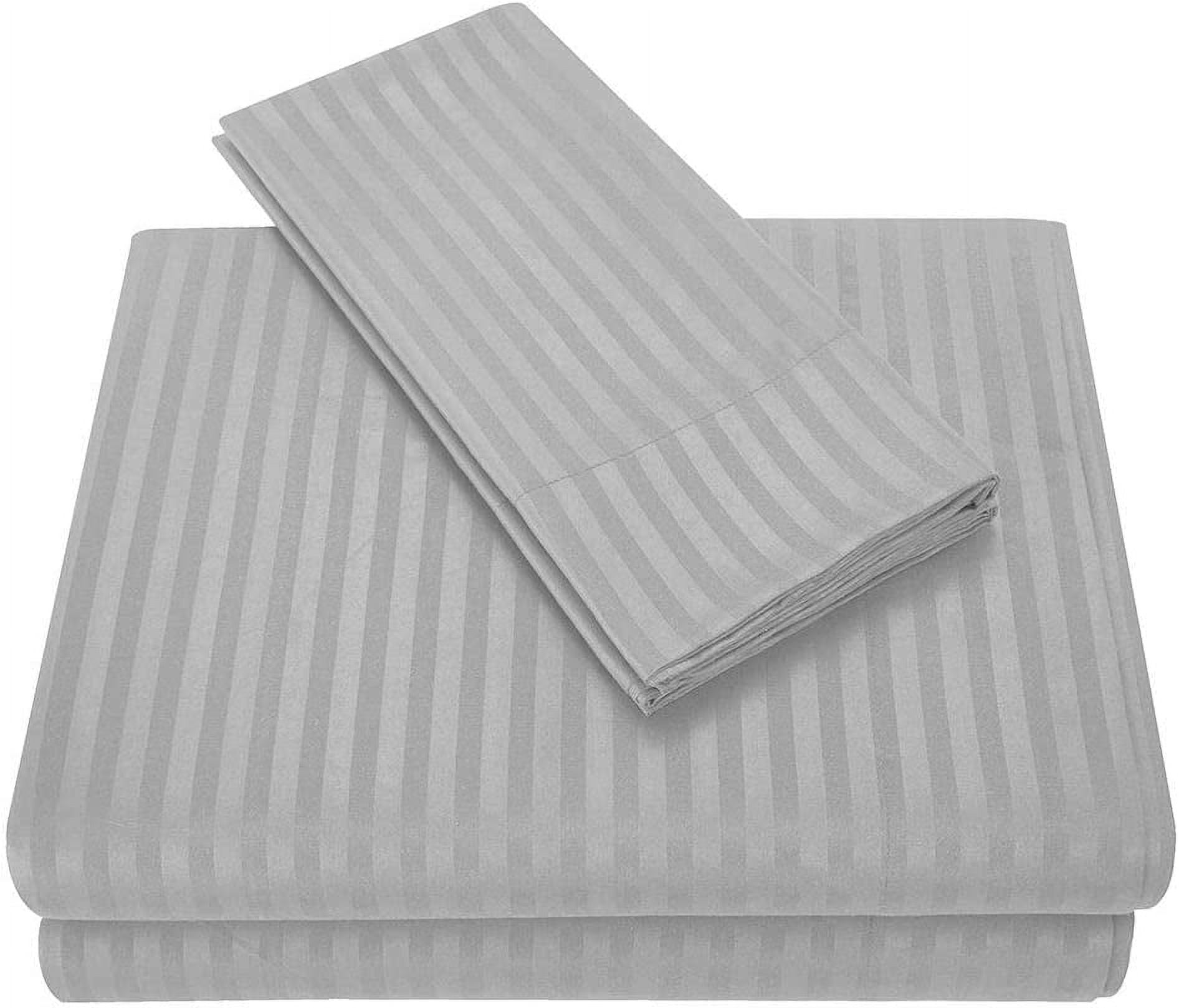 Sheet Set - 4 Piece 100% Egyptian Cotton, Luxury Soft and 600TC, Deep ...