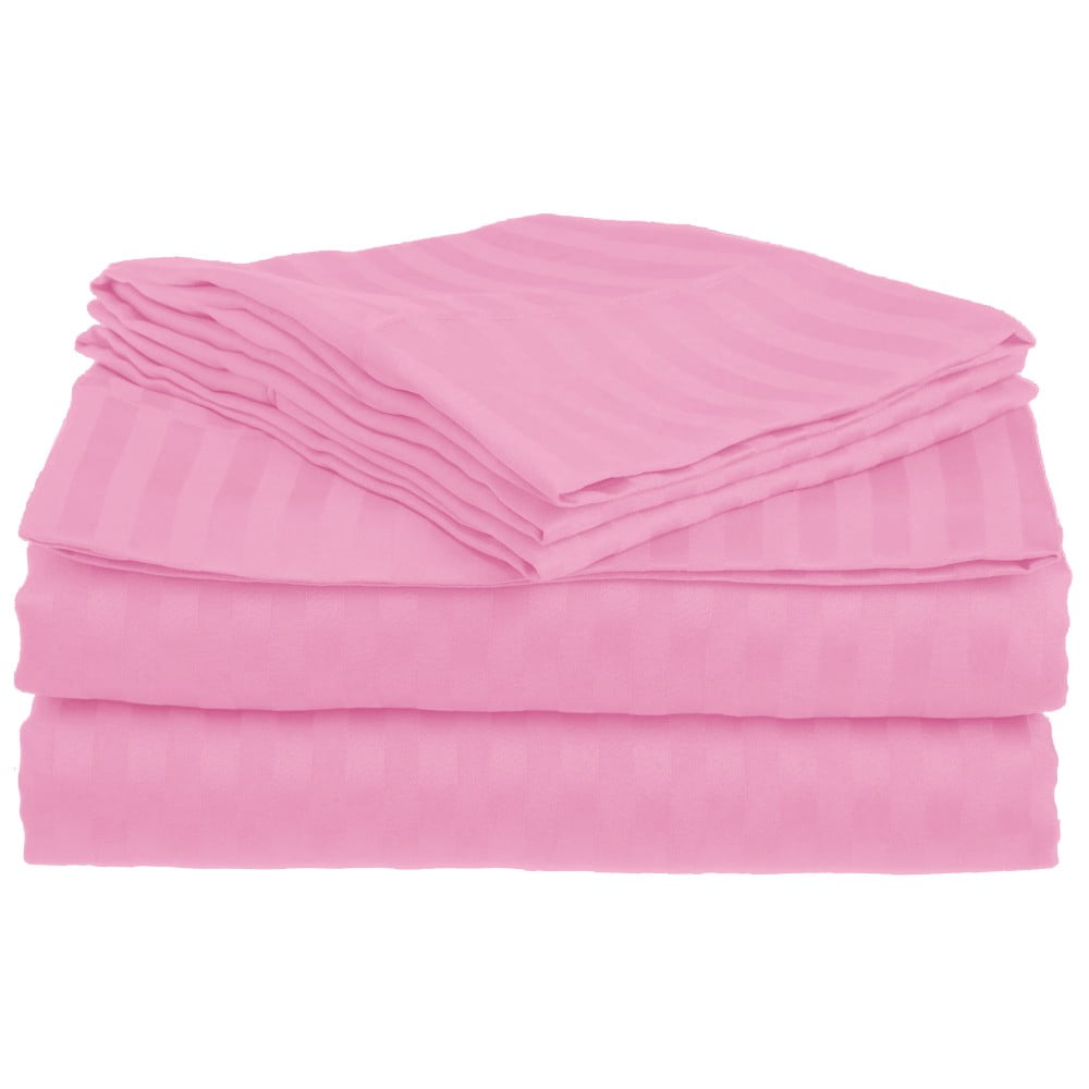 Sheet Set - 4 Piece 100% Egyptian Cotton, Luxury Soft and 600TC, Deep ...