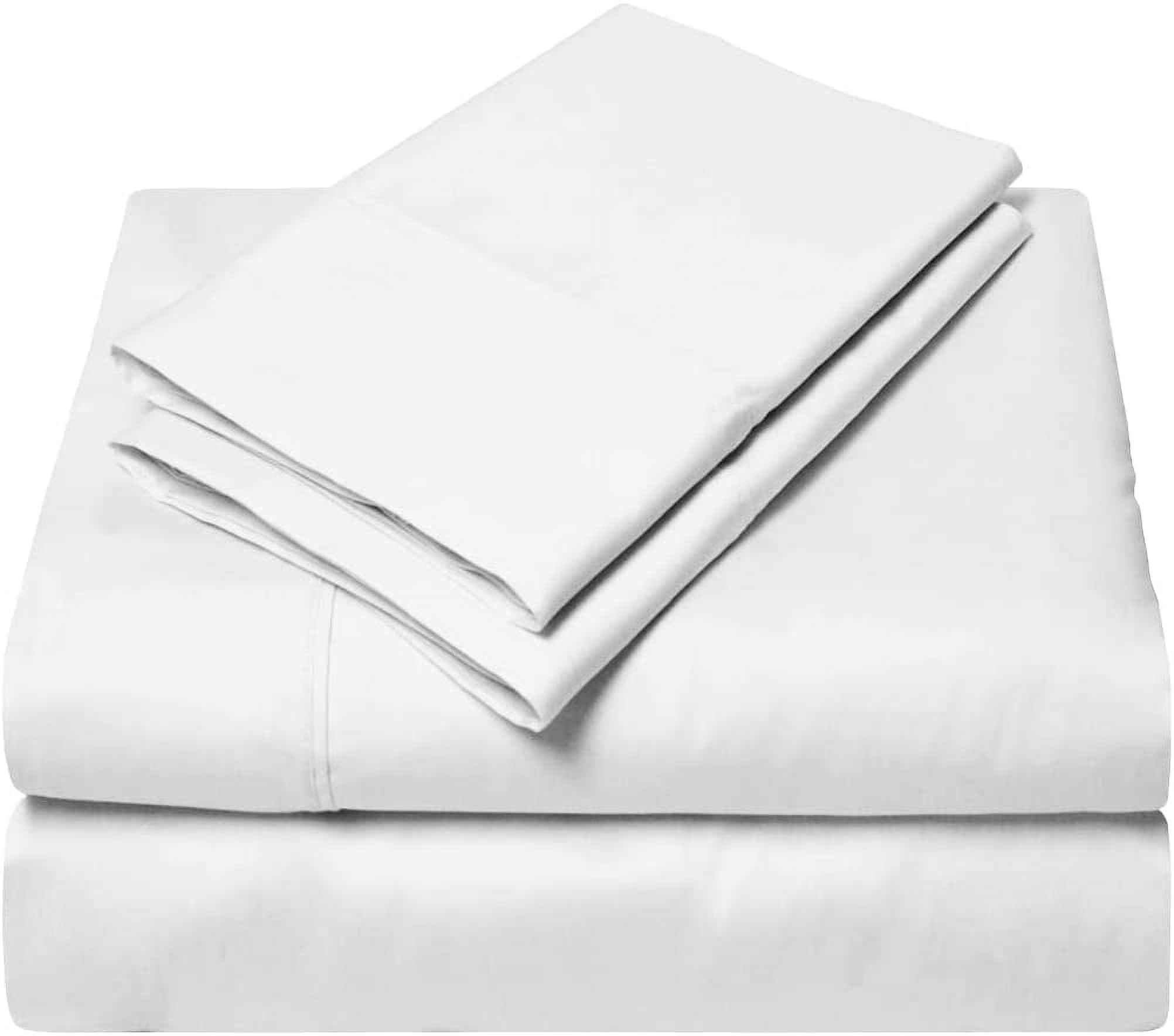 Sheet Set - 4 Piece 100% Egyptian Cotton, Luxury Soft and 600TC, Deep ...