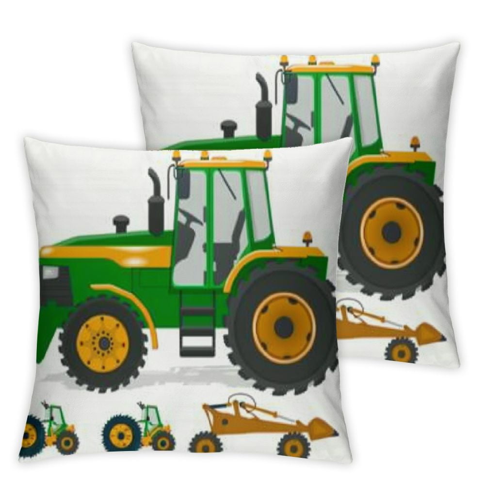 Sheet Set Green Tractor: Twin Size Cartoon Truck Car Bed Sheets for ...