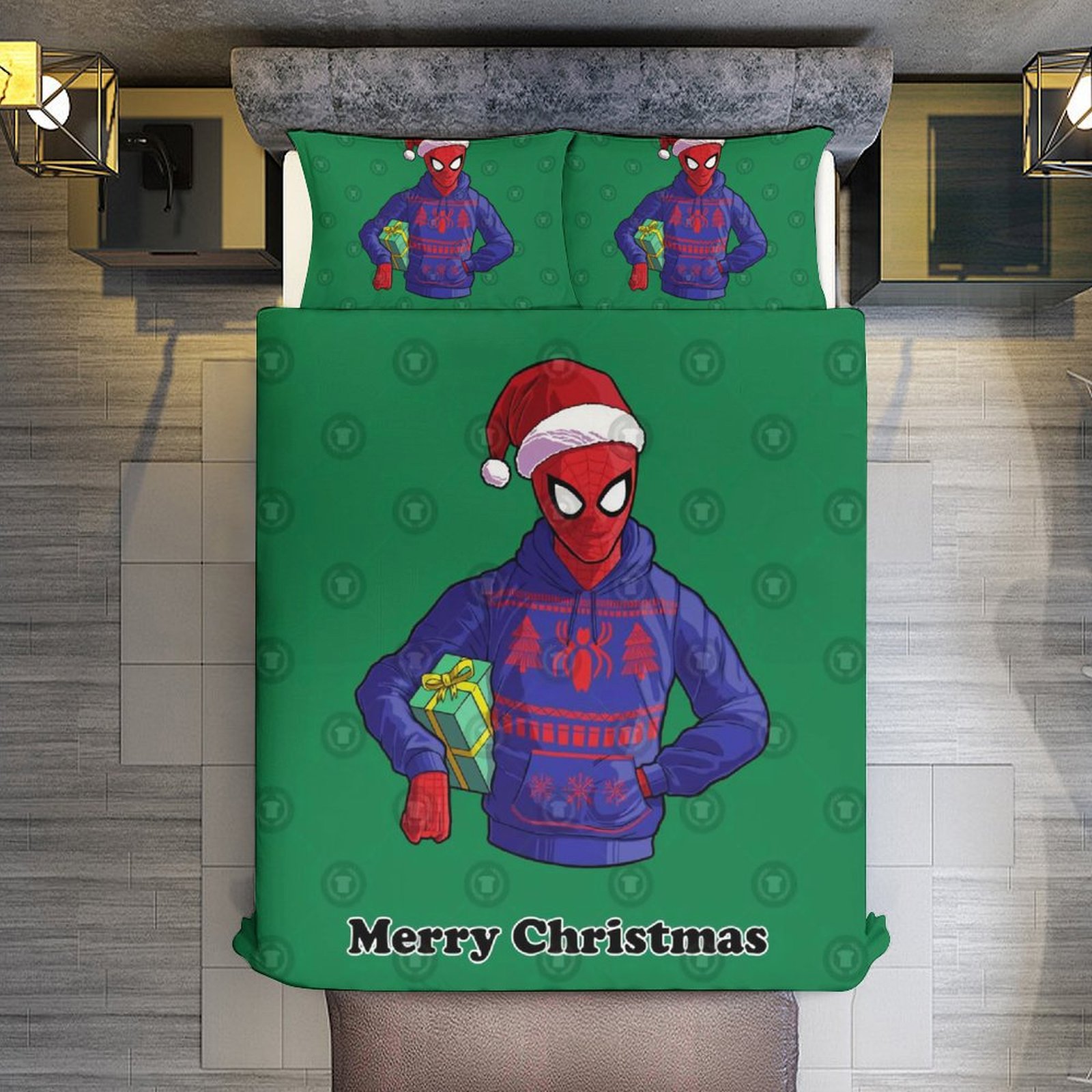 Sheet Set Queen Size,Christmas Spider-Man Venom Inspired Duvet Cover ...