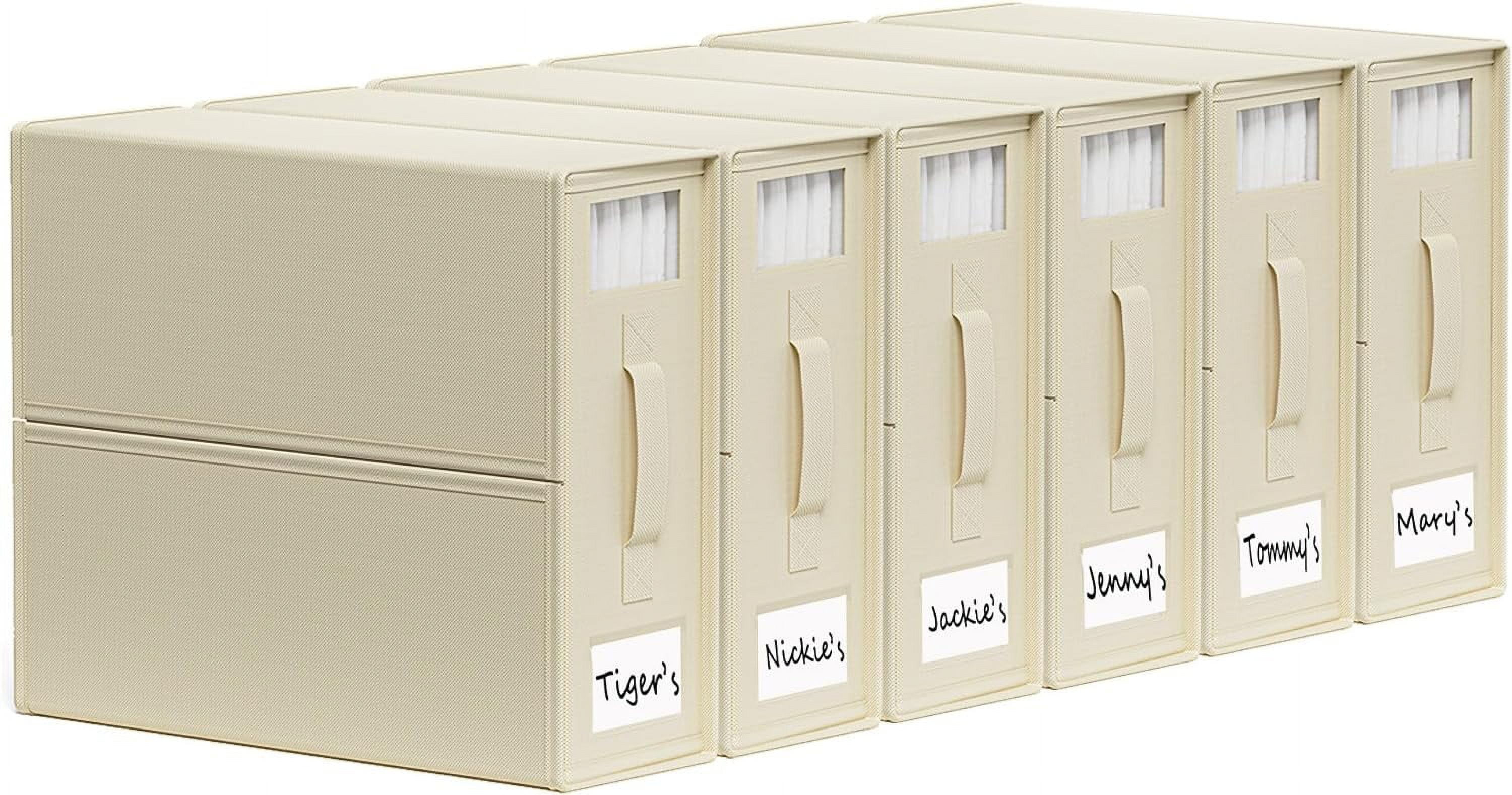 SheetCube Bed Sheet Organizers and Storage 6 Pack, Foldable Linen ...