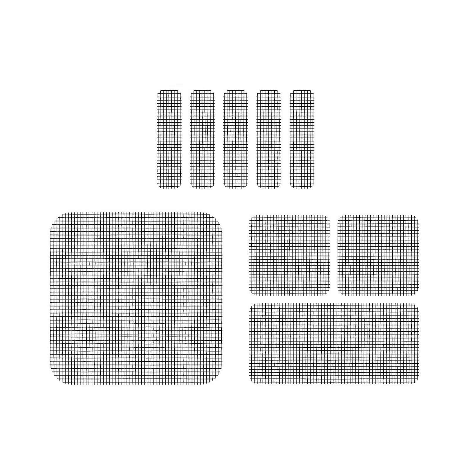 Sheets Window Screen Patches Repair Kit, Grey/Black 3 Sizes Window ...