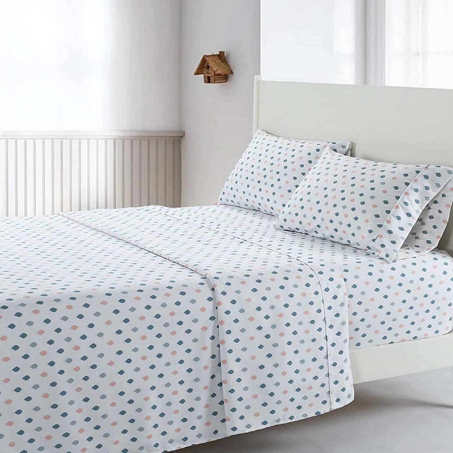 Sheetsnthigs 110gsm Microfiber Sheets for Adjustable Beds (Split King ...