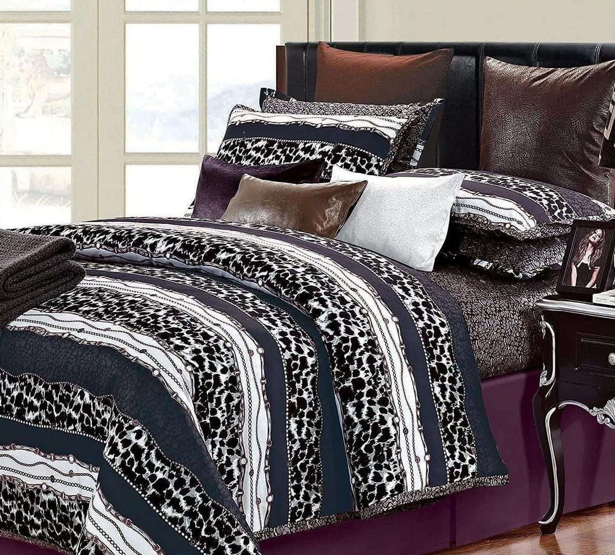 Sheetsnthings 100% Cotton Duvet Cover Set (Queen Size) Passionate 7pc ...