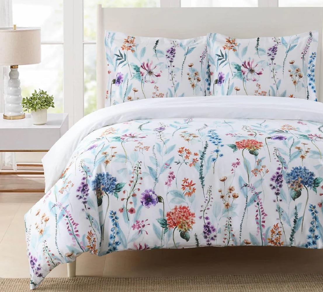 Sheetsnthings 2pc 100% Cotton Duvet Cover Set (Twin/Twin XL) Thalia ...