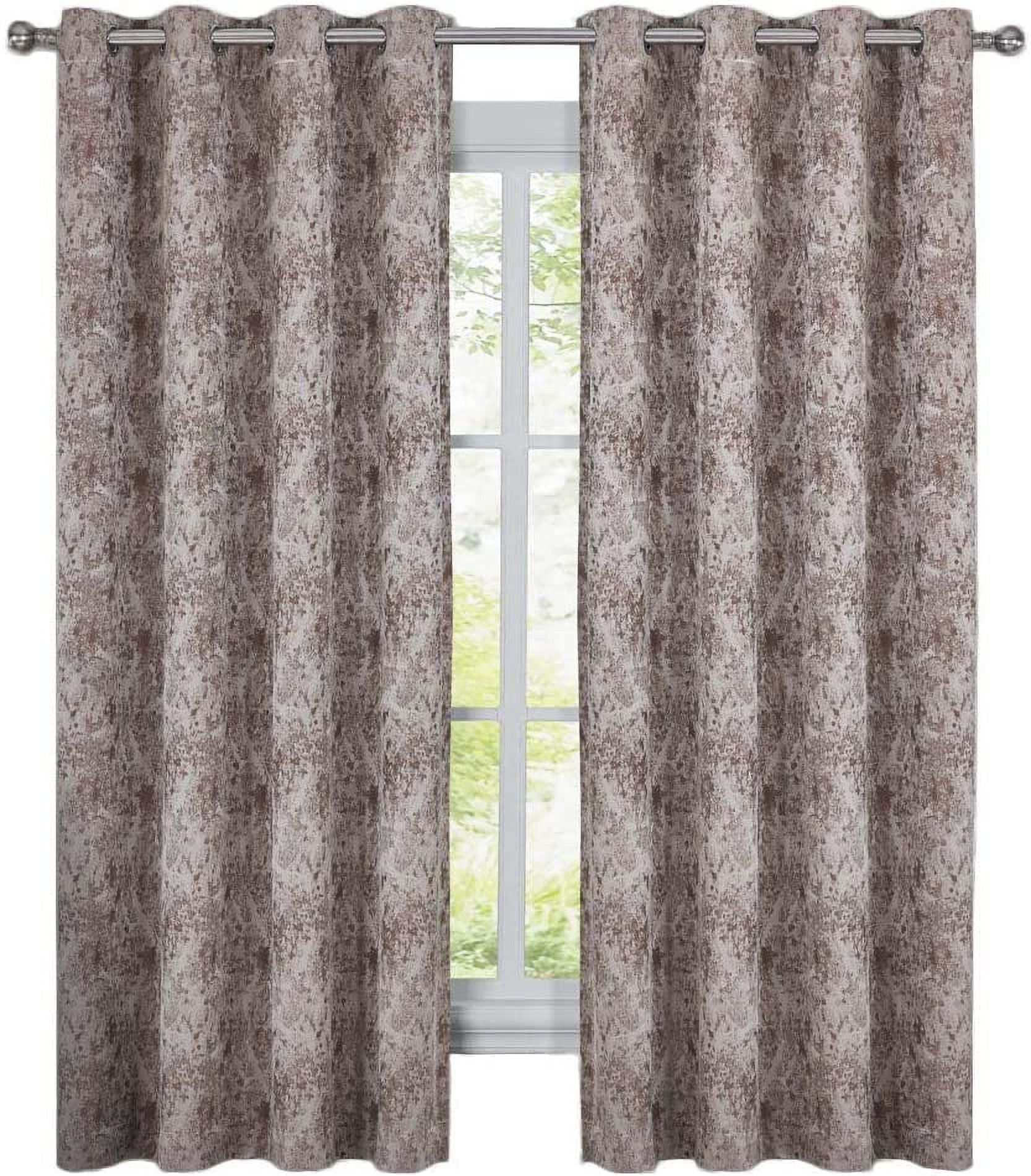 Sheetsnthings Abstract Bali 54-Inch Wide x 84-Inch Long Panel, Set of 2 ...