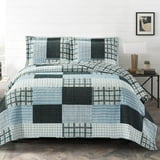 Sheetsnthings Printed Patchwork Zoe, Microfiber, Oversized Twin-Twin XL ...