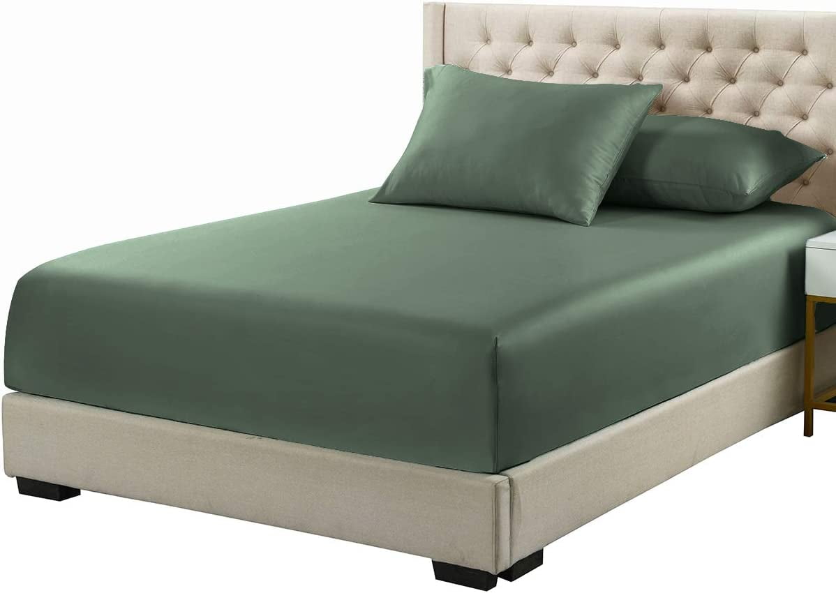 Sheetsnthings Viscose from Bamboo Fitted Bottom Sheet Only, Split Top ...